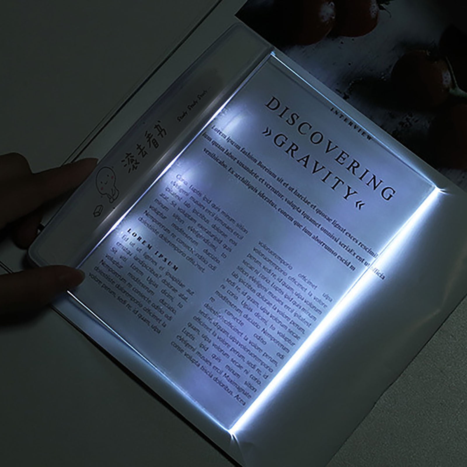 Clearance items! JGF844 LED Light Wedge Eyes Panel Book Reading Lamp ...