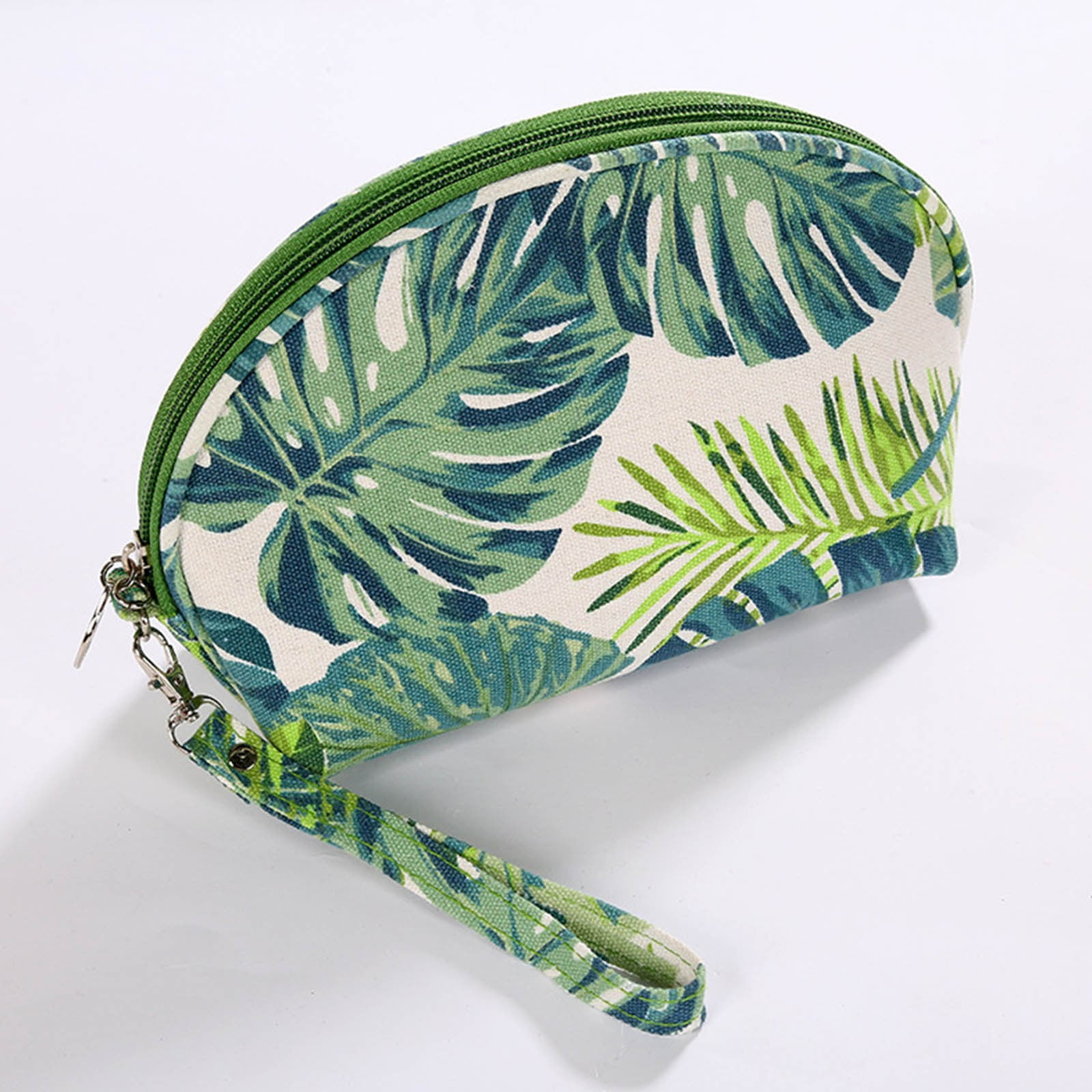 Clearance items! JGF844 Makeup Bag Tropical Canvas Cosmetic Bags Travel ...