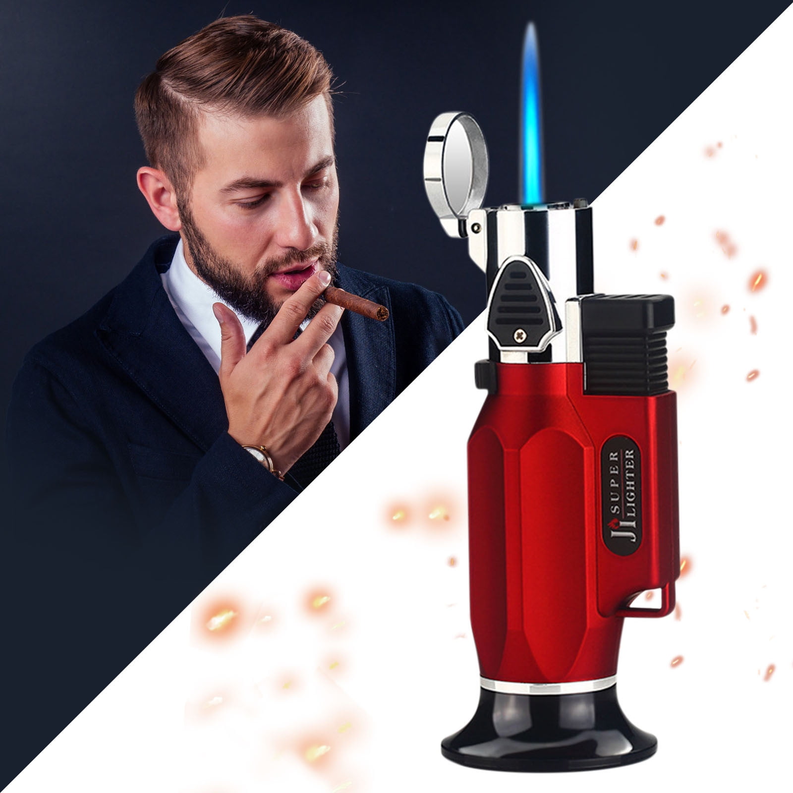 Clearance items! JGF844 Personality Direct Injection Lighter Straight ...