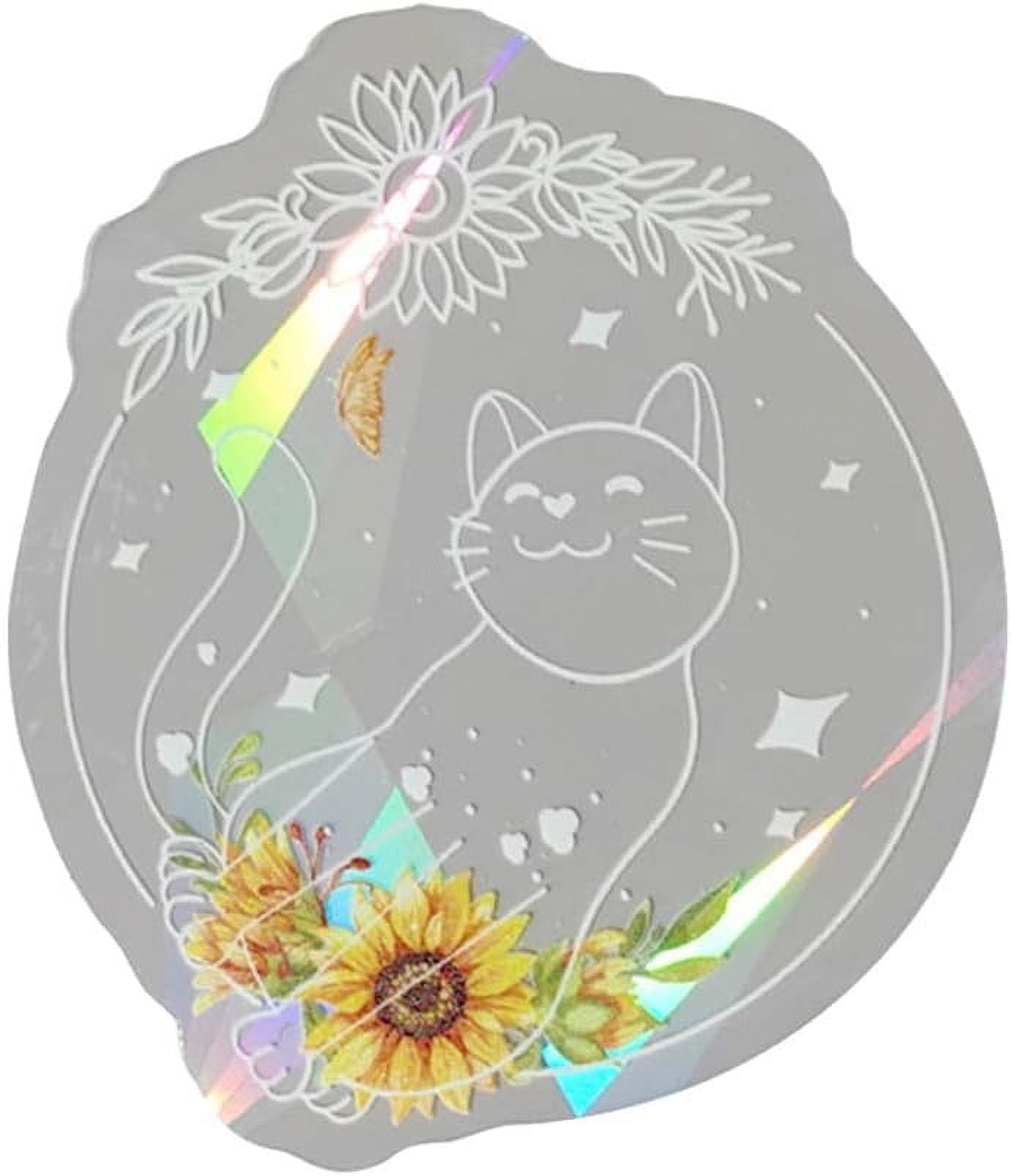 Clearance items! Multicolor Suns Catcher Window Stickers PVC Self ...