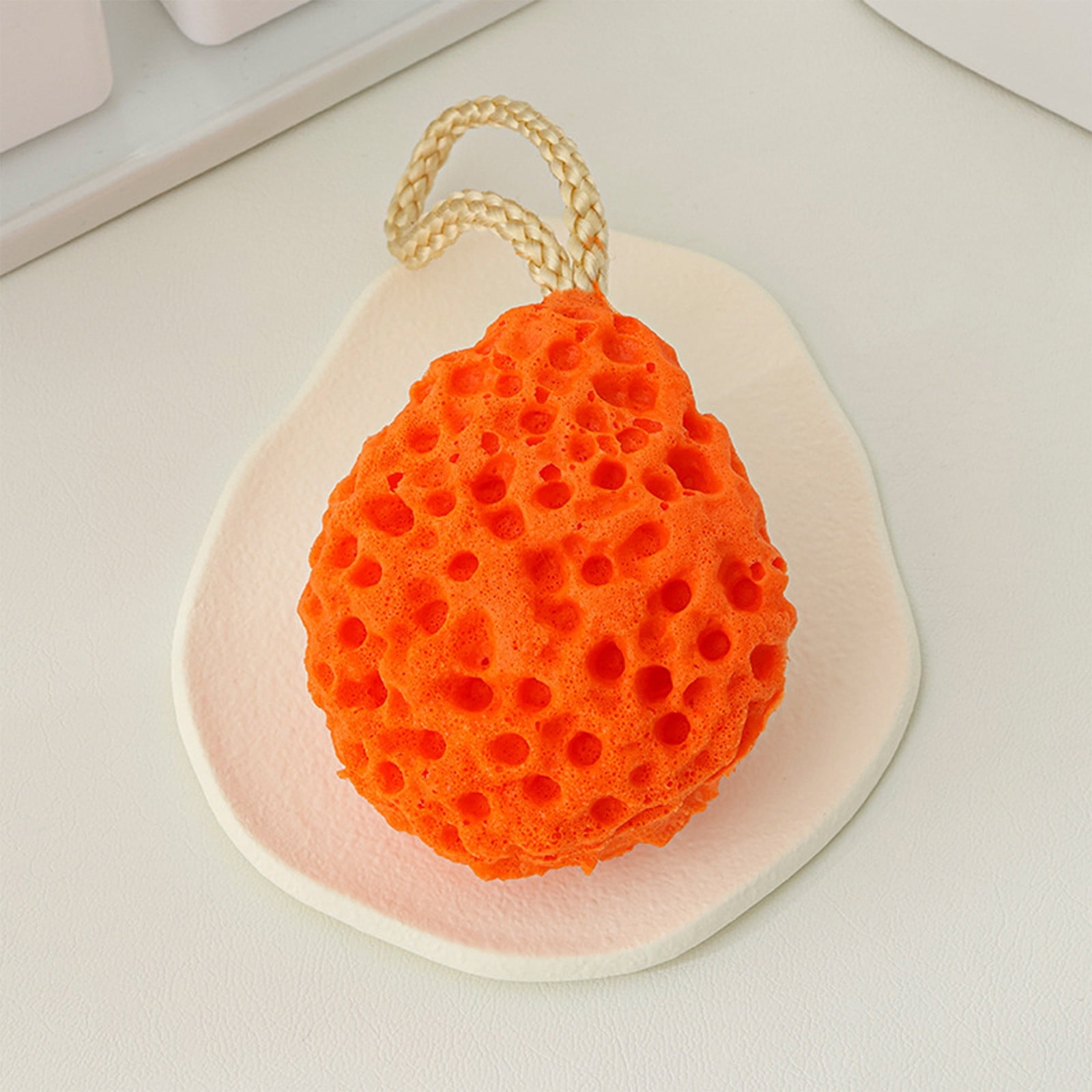 Clearance items! SLMOTUAE Honeycomb Bath Bath Sponge Non-scattering ...