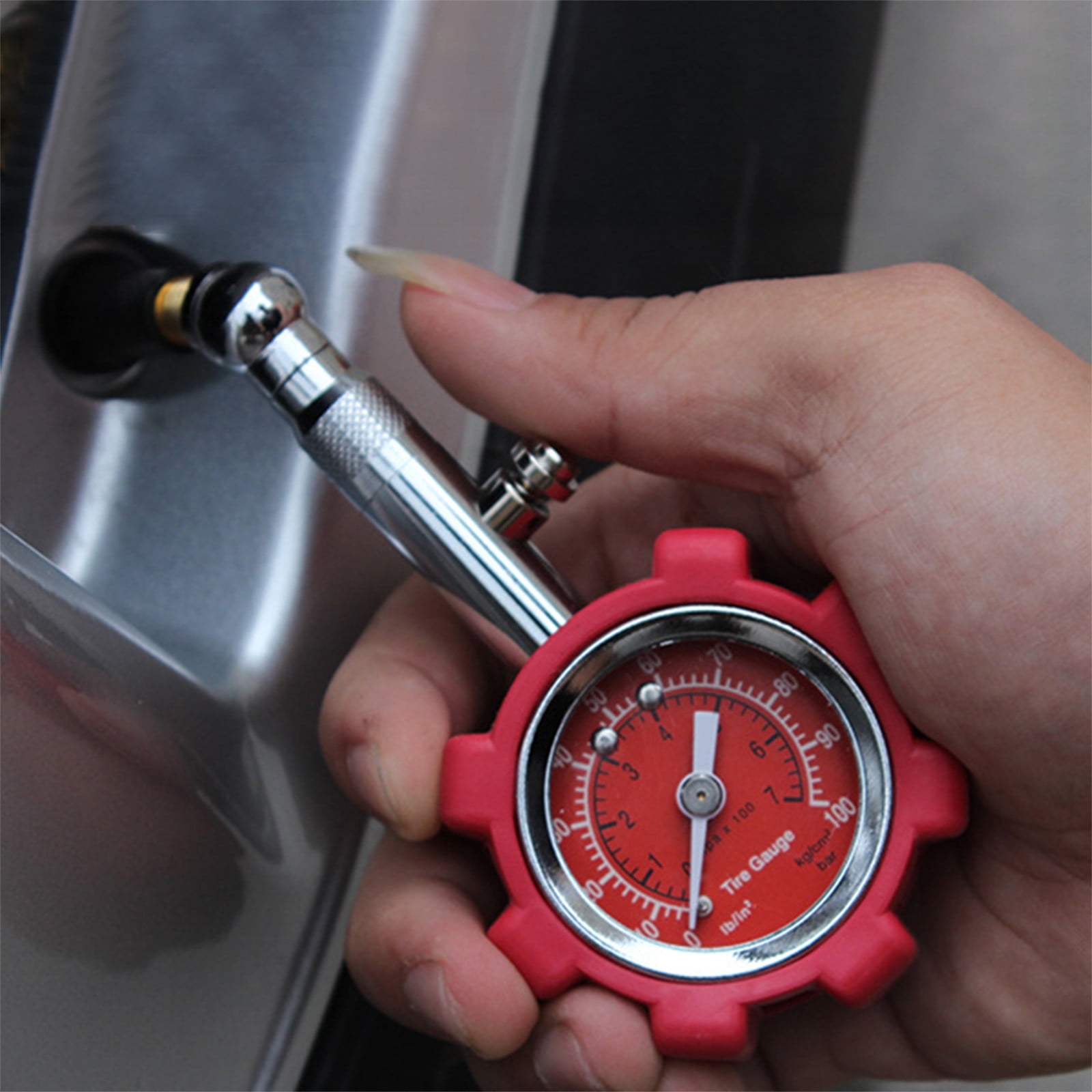 Calibrador De Llantas Planet Linens Tire Pressure Gauge - 100 PSI Heavy ...