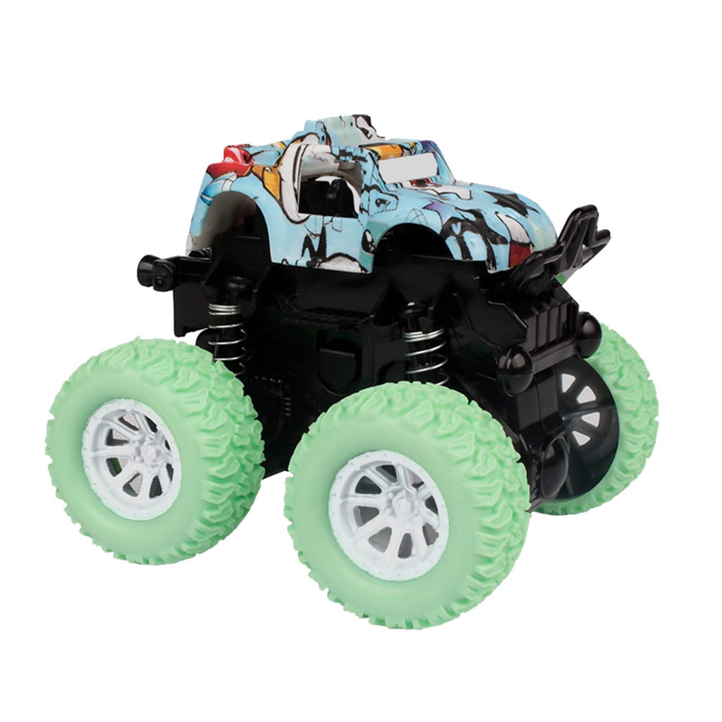 karymi Kids Friction Powered Car Toy 360 Degree Rotating Vehicle Indoor ...