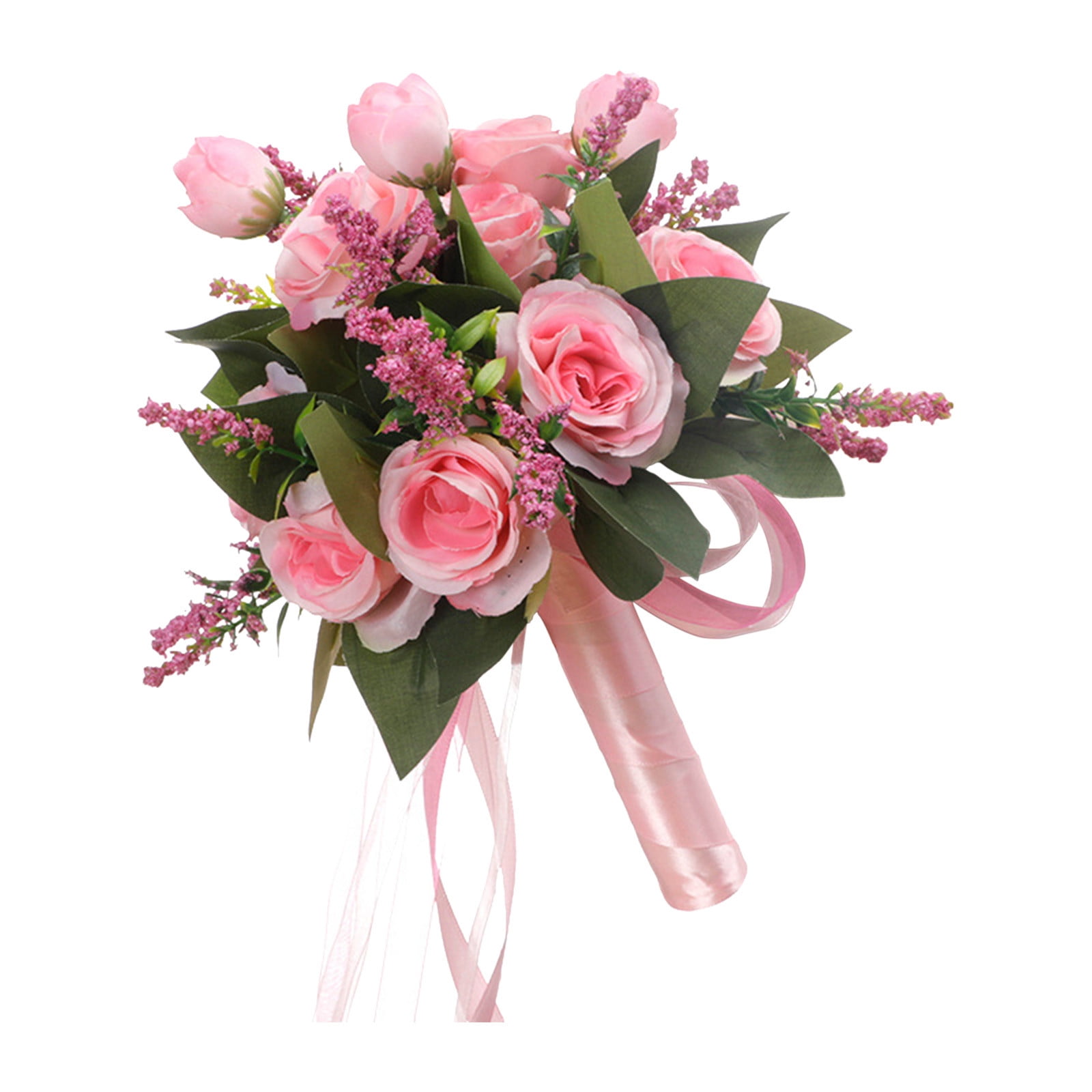 Clearance! lulshou Wedding Bouquets for Bride, Champagne Whi-dup-0523 ...