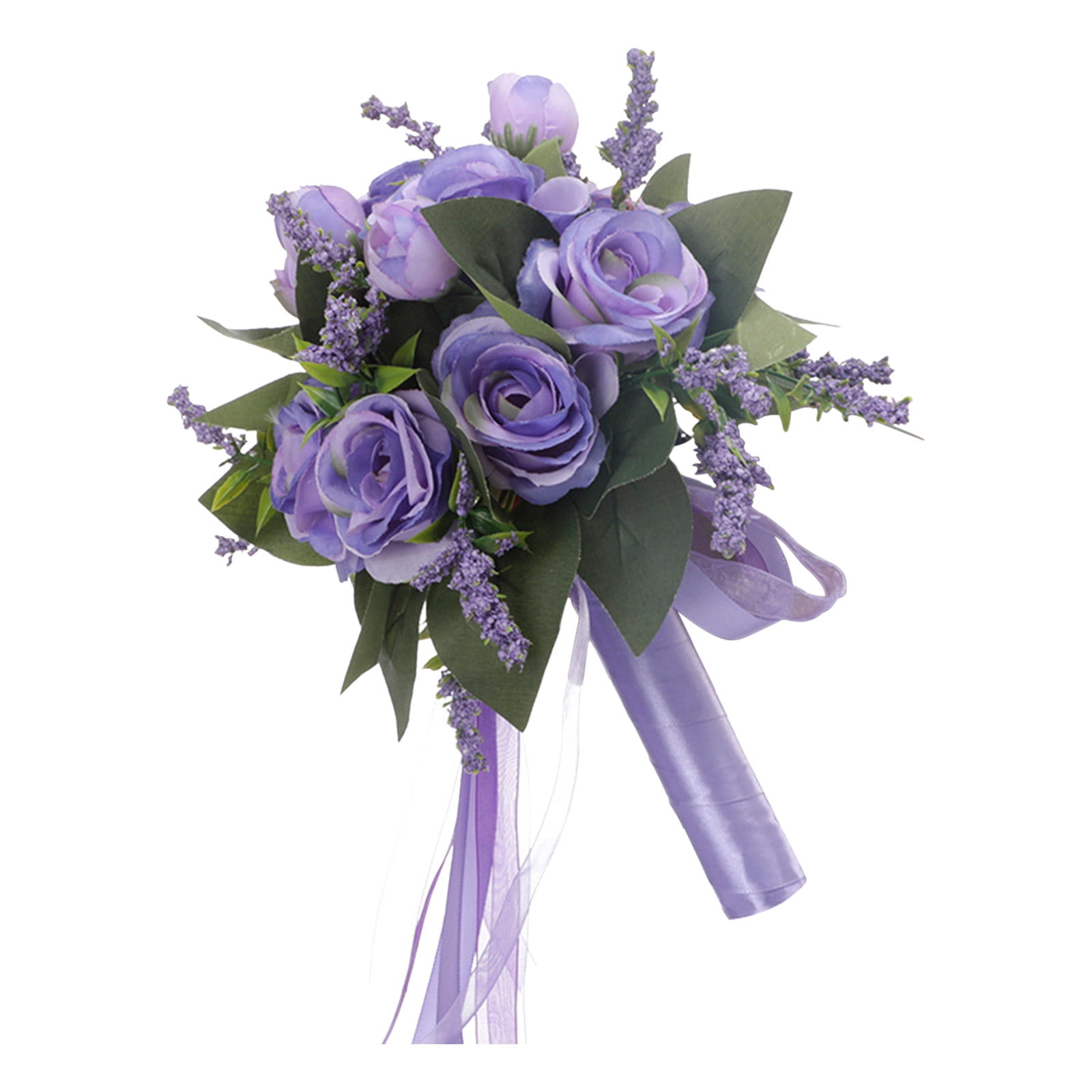Clearance! lulshou Wedding Bouquets for Bride, Champagne Whi-dup-0523 ...