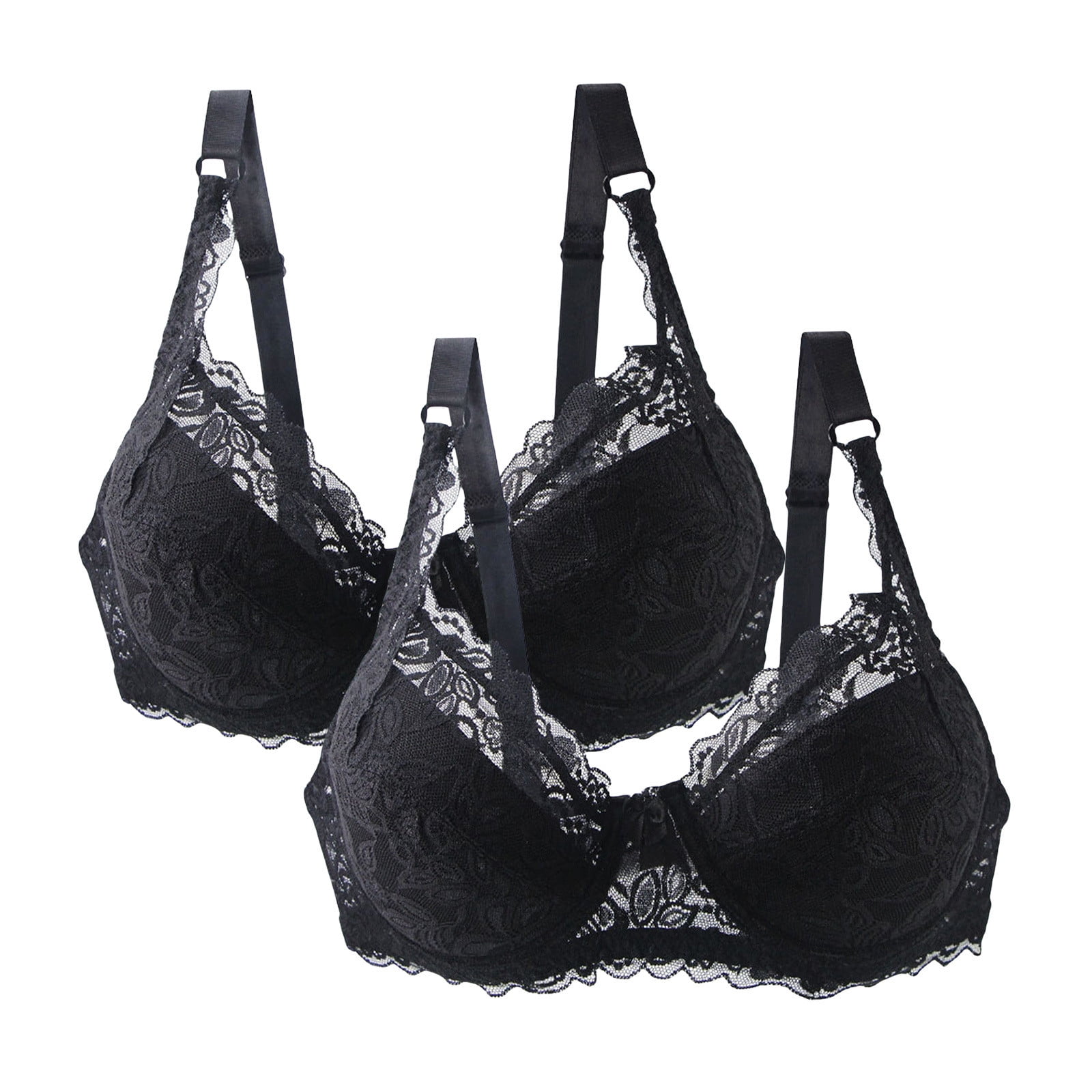 Clearance!lulshou Women's Sexy Seamless Push Up Lace Sports Bra ...