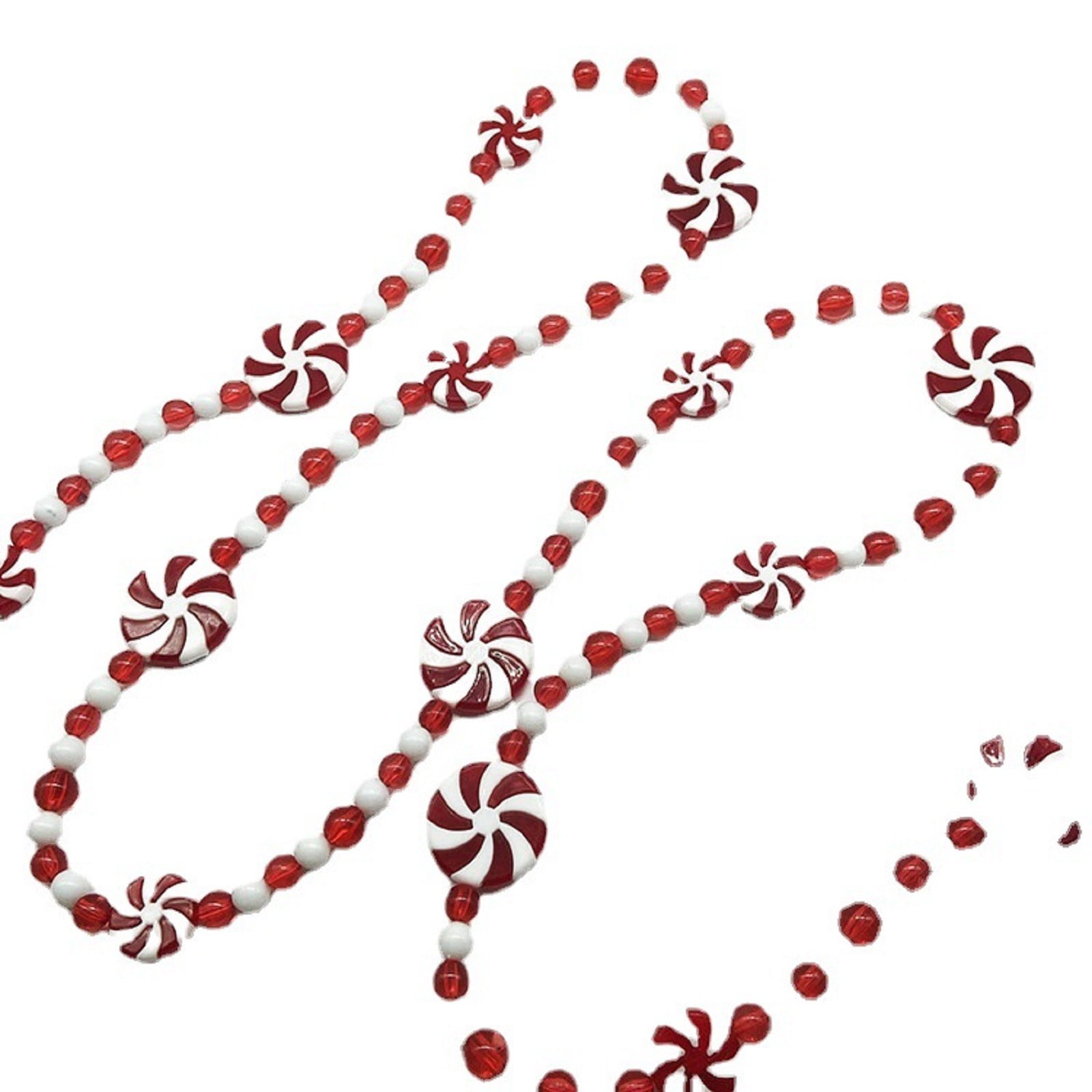 Clearance Deals Christmas Candy String Colored Beads Rainbow Beads ...