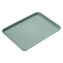 Uxcell 13x10" Orange Plastic Fast Food Tray, Rectangle Serving Tray for ...