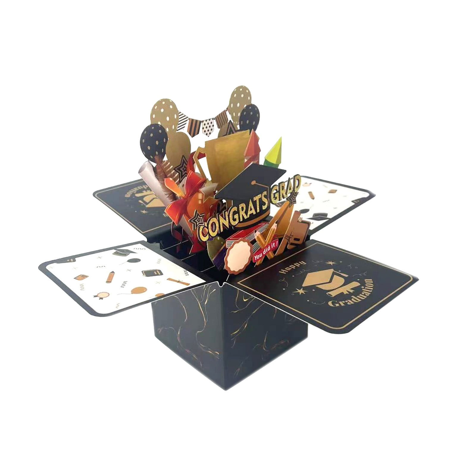 Clearance Deals Fresh Cut Paper Up Card 3D Colorful Butterfly Paper ...