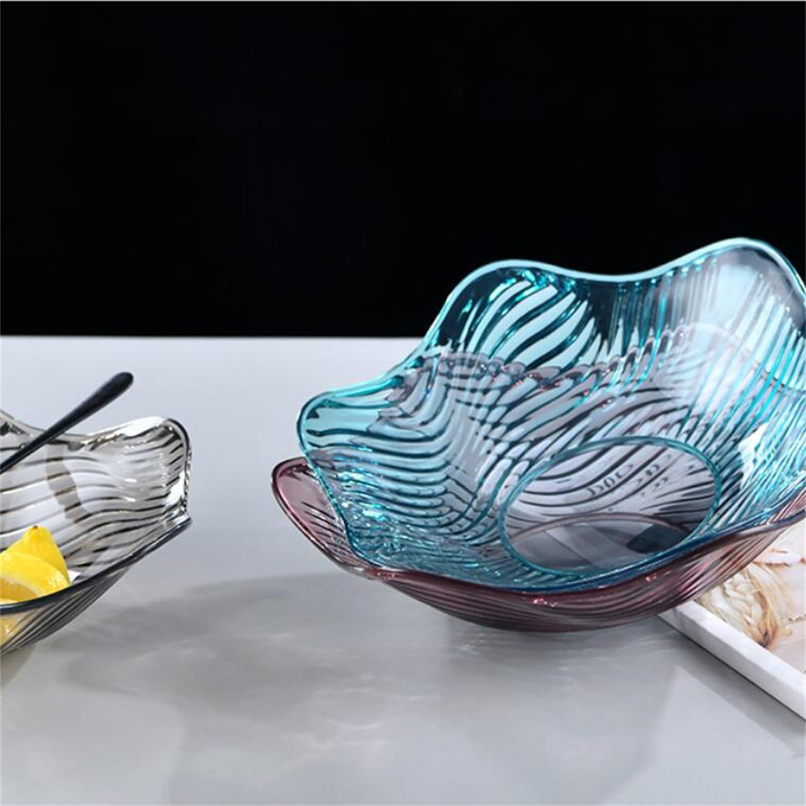 Clearance Sale! Fruit Plate Mbxmh Clearance, Crystal Plastic Fruit ...