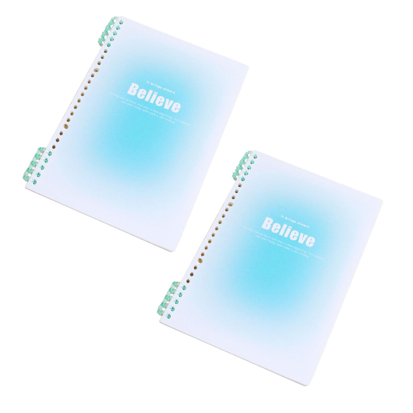 Clearance notebook for recording under $7,Gradient Color Loose Leaf ...