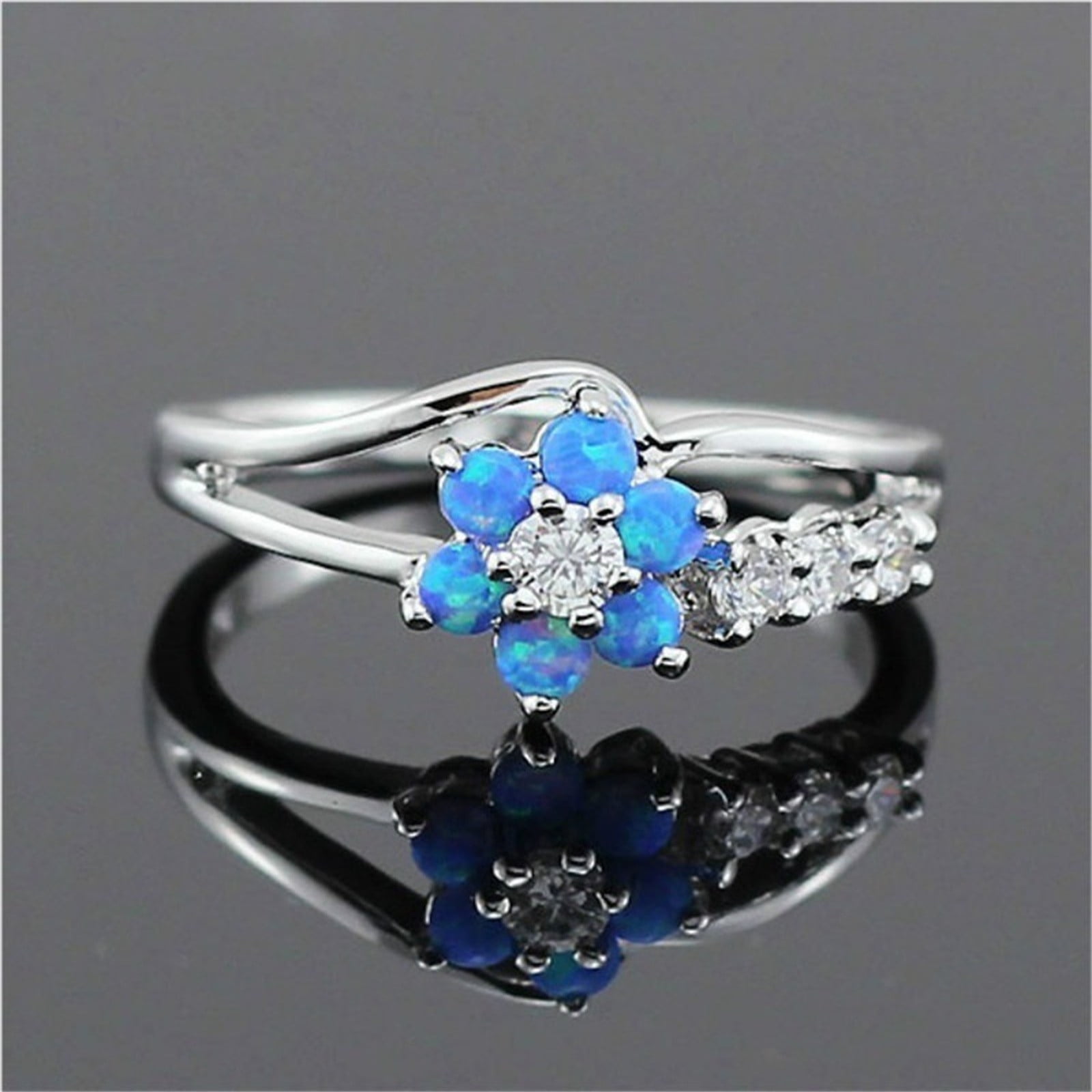 Clearance on Ring! WEANT Womens 925 Sterling Silver Vintage Exquisite ...