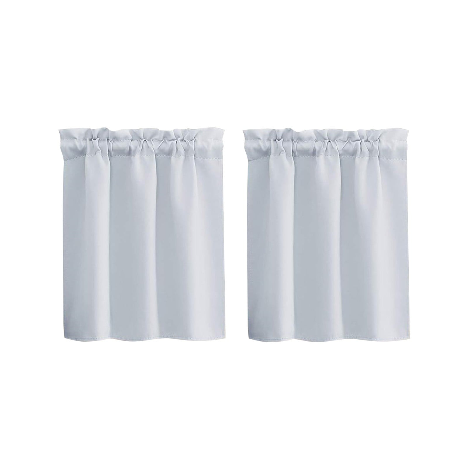 (Clearance) pdqouc 2 Panels Set Cafe Tiers Curtains - Many Colour ...
