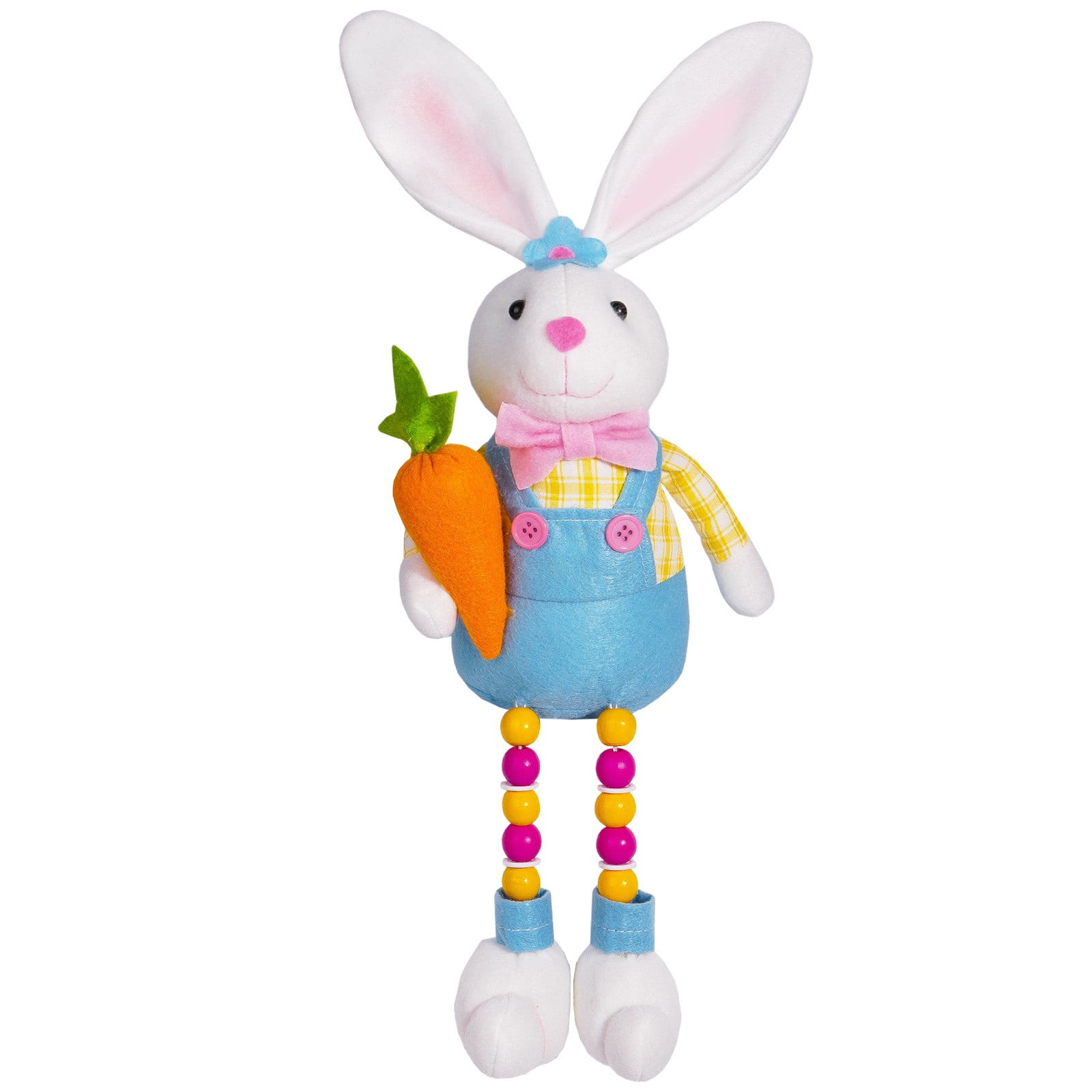 (Clearance) pdqouc Easter Bunny Shelf Sitters with Dangling Legs Bunny ...