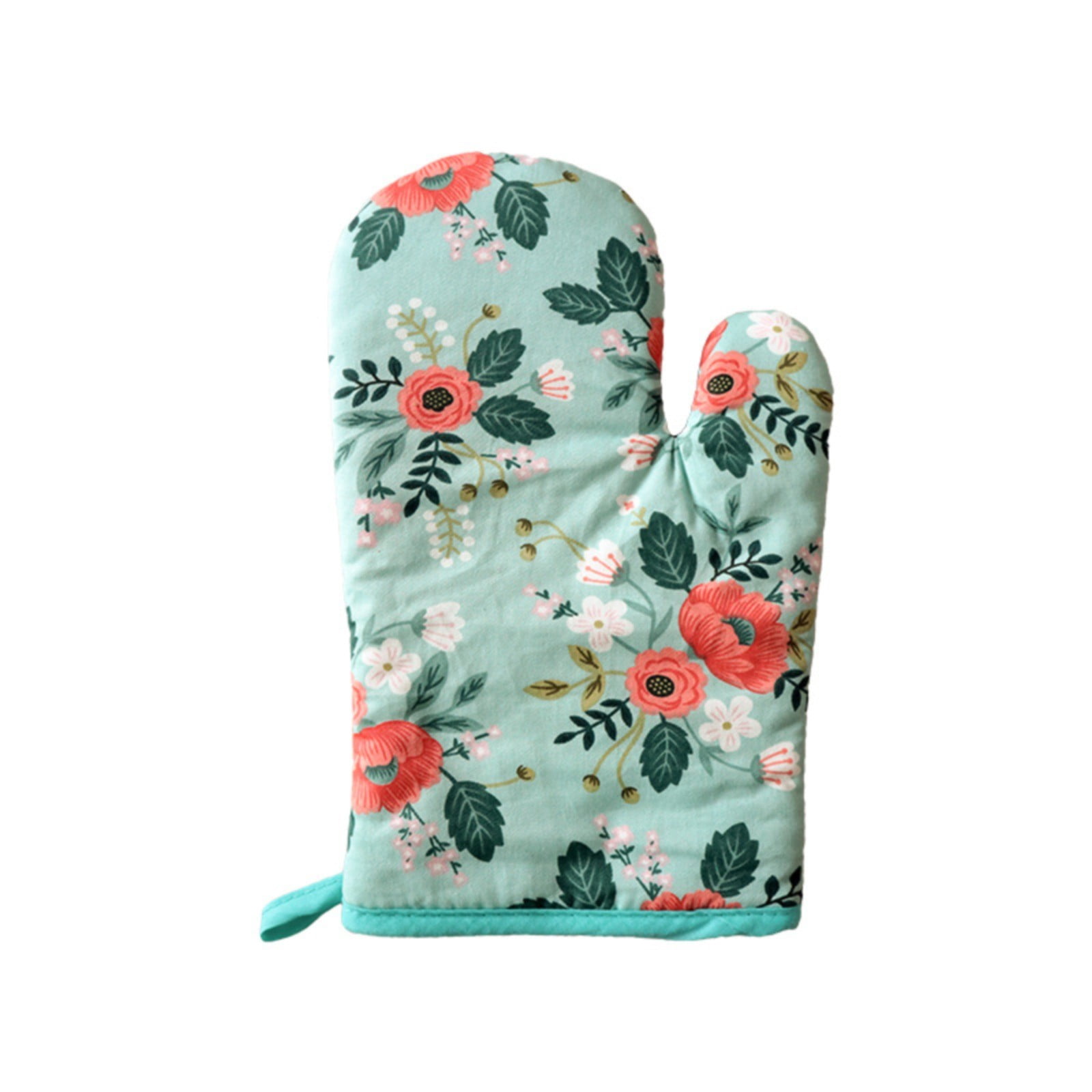 (Clearance) pdqouc Flower Oven Mitts Pot Holders Set Silicone Vintage ...