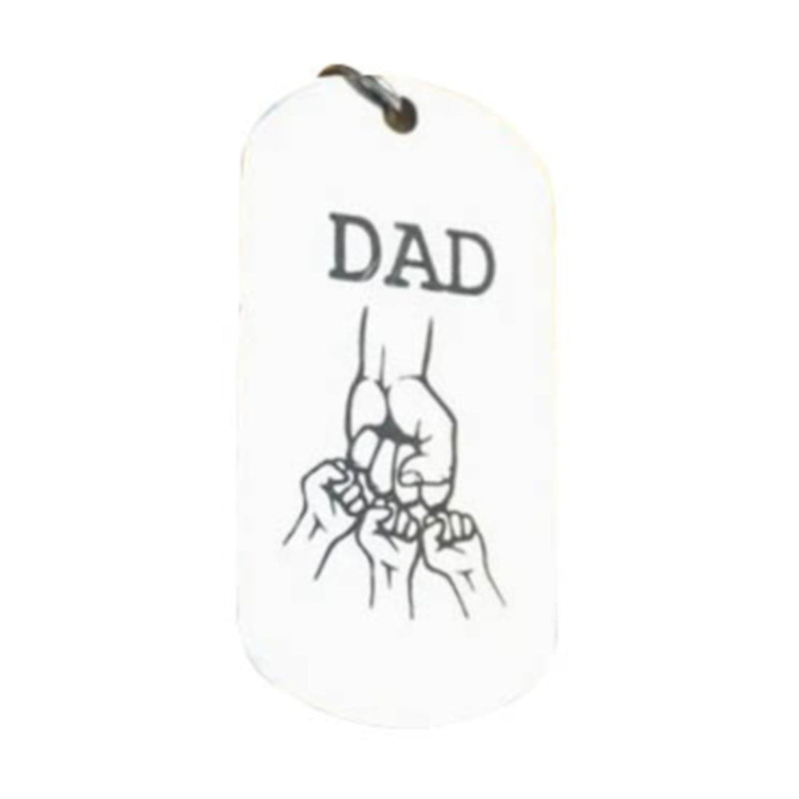 (Clearance) pdqouc Personalized Keychain for Father's Day Gifts for Dad ...
