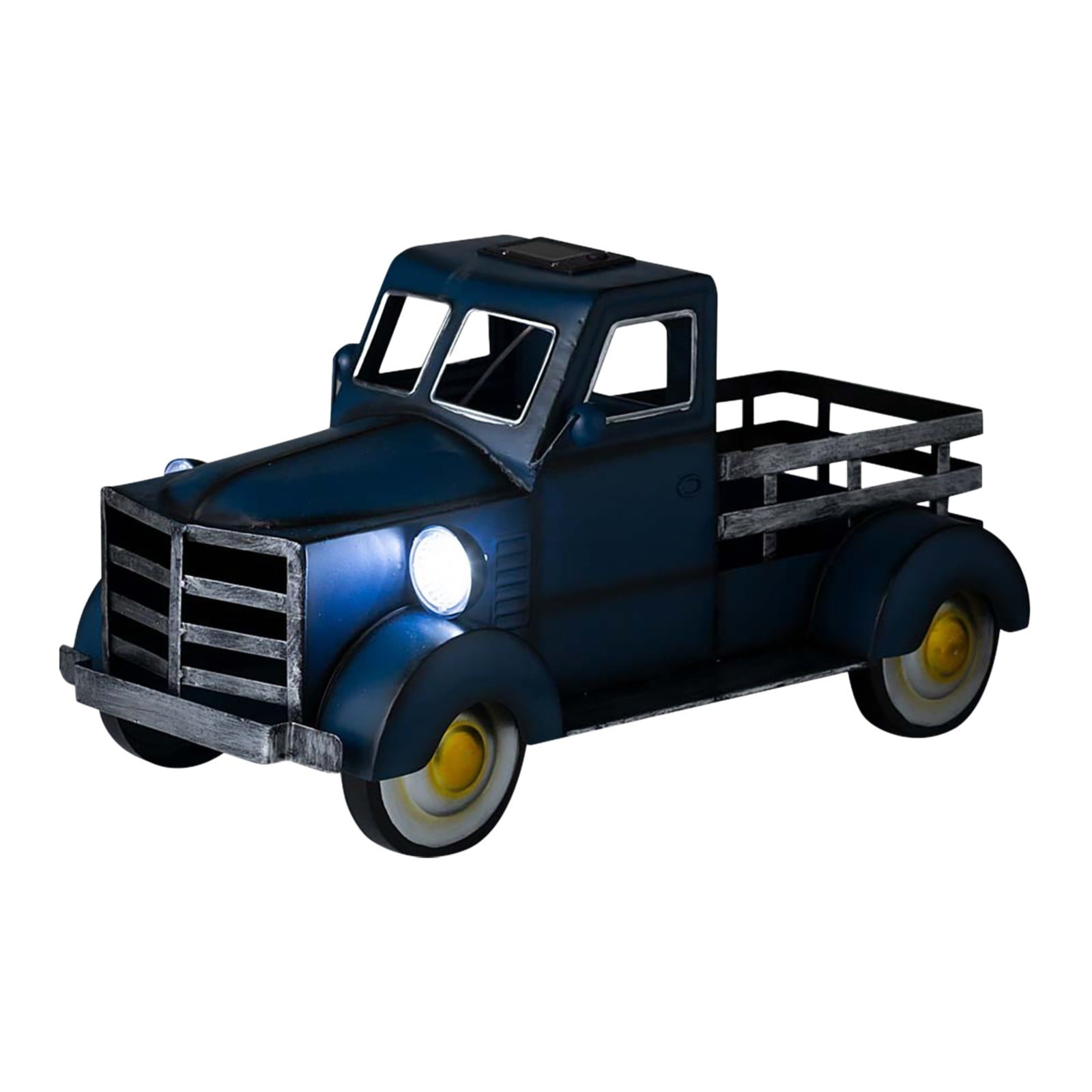 (Clearance) pdqouc Retro Style Solar Pickup Truck Garden Decoration ...