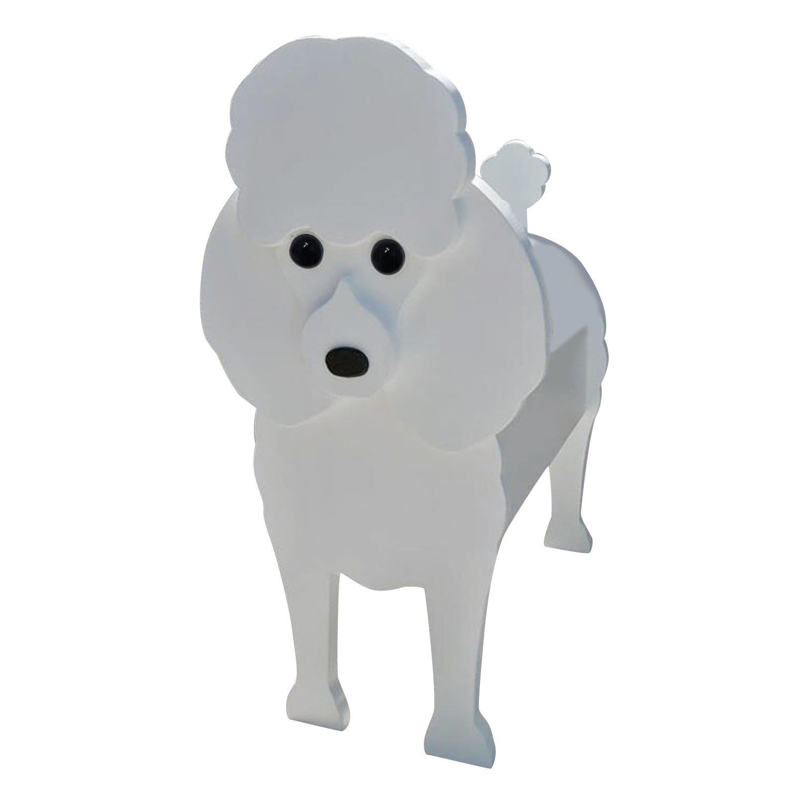 (Clearance) pdqouc Unique Wooden Dog Planter Plant Pot for Outdoor ...