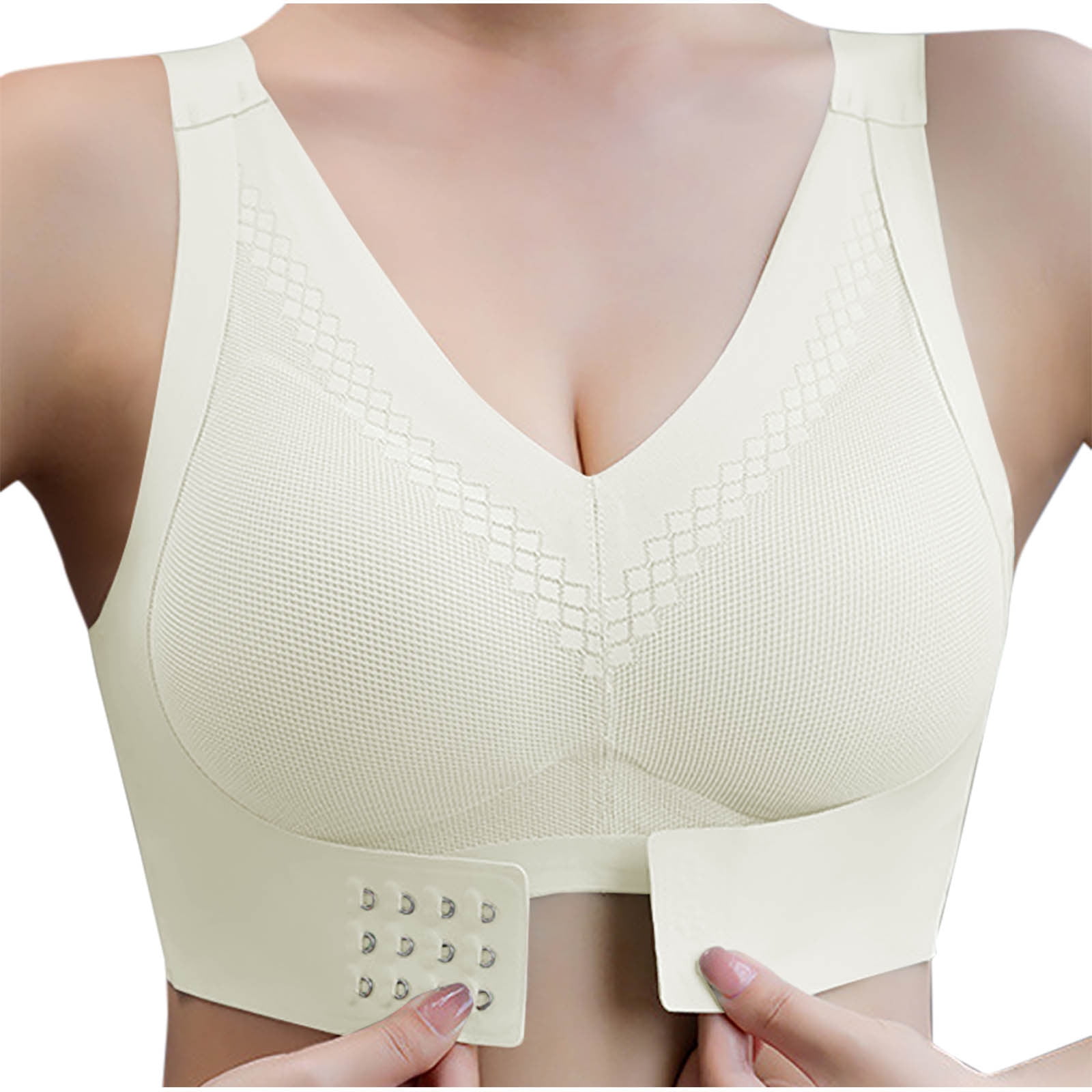 purcolt Post Surgery Front Closure Bras for Women Mastectomy Surgical Support Wirefree Everyday ...