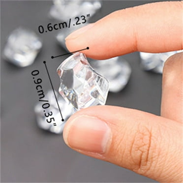 50Pcs Acrylic Imitation Stone Fake Crystals 50PCS Acrylic Gems Clear ...