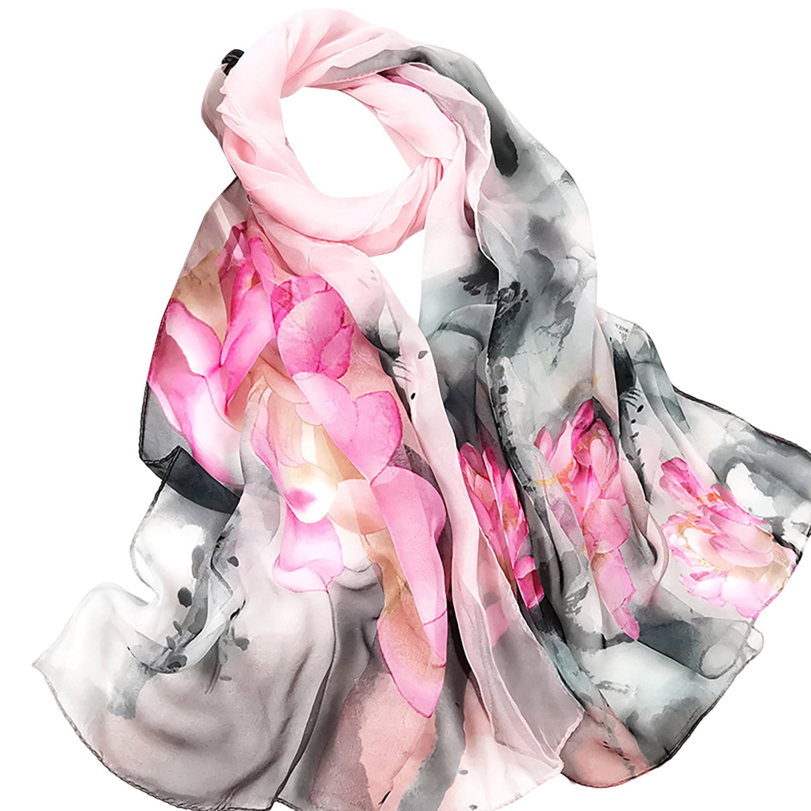Clearance! scarves silk scarves Women's Small Scarf Beach Towel Foreign ...