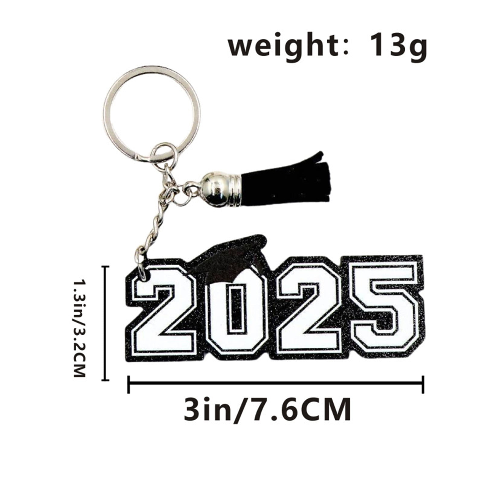 Clearance sell！ 2025 Graduation Keychain Acrylic Cap Keyring for ...
