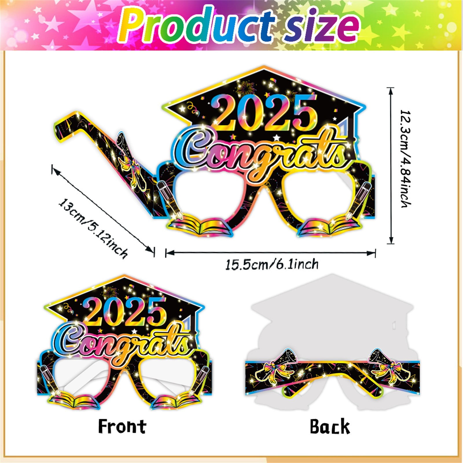 Clearance sell！ Class Of 2025 Graduation Decorations Booth Props 8pcs ...