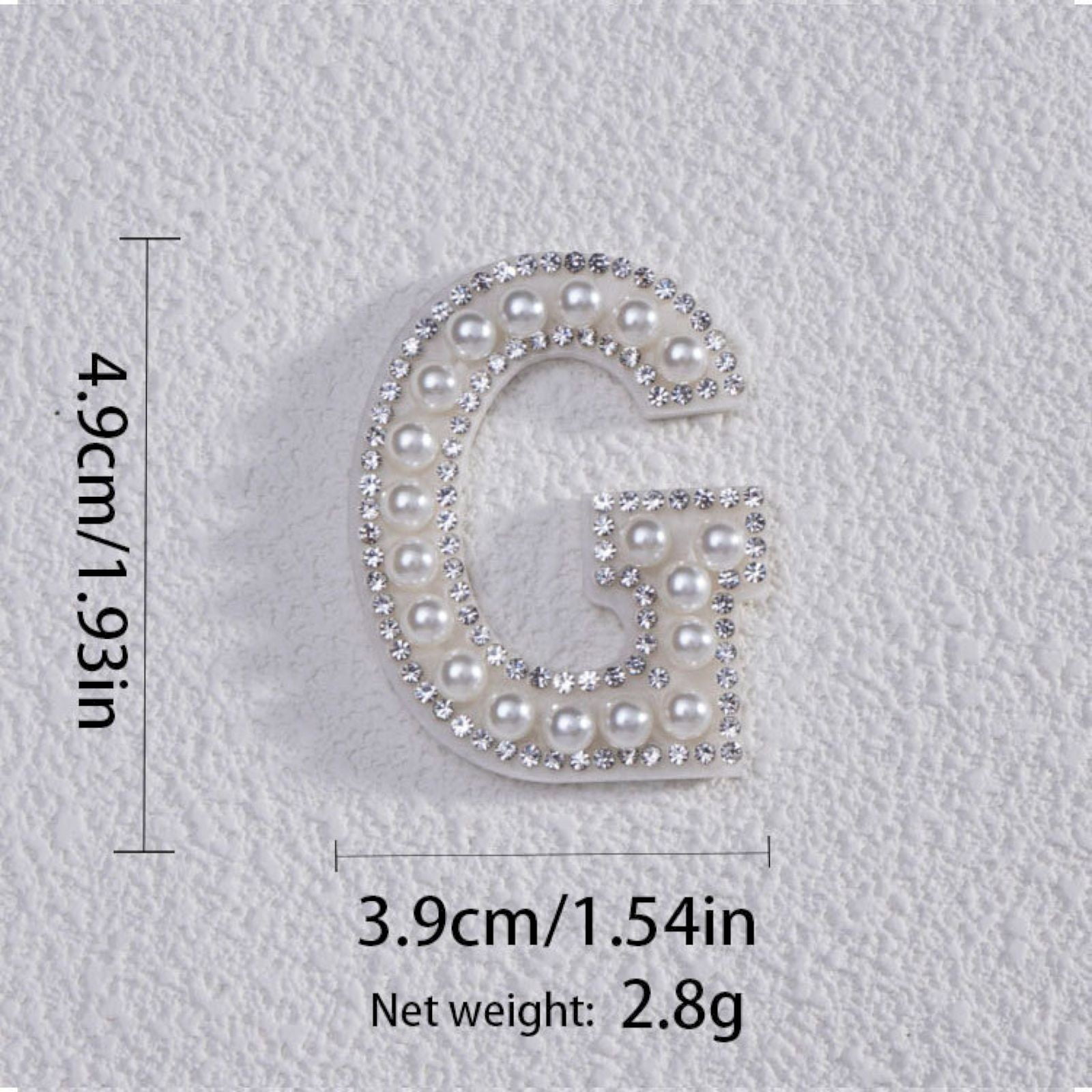 Clearance sell！ Personalized Pearl Letter Patch Alphabet Patch ...