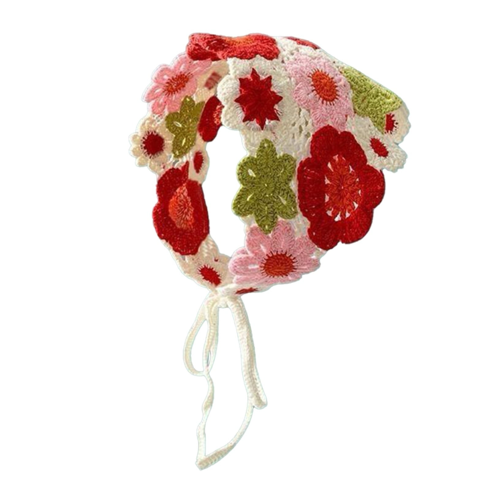 Clearance!! suhtpsw Crochet Bandana Head Kerchief Hair Scarf Knitted ...