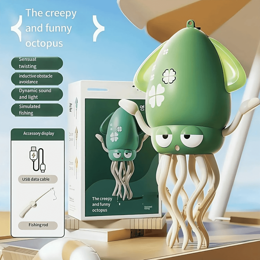 Clearance toys Electric Automatic Obstacle Avoidance Octopus ...