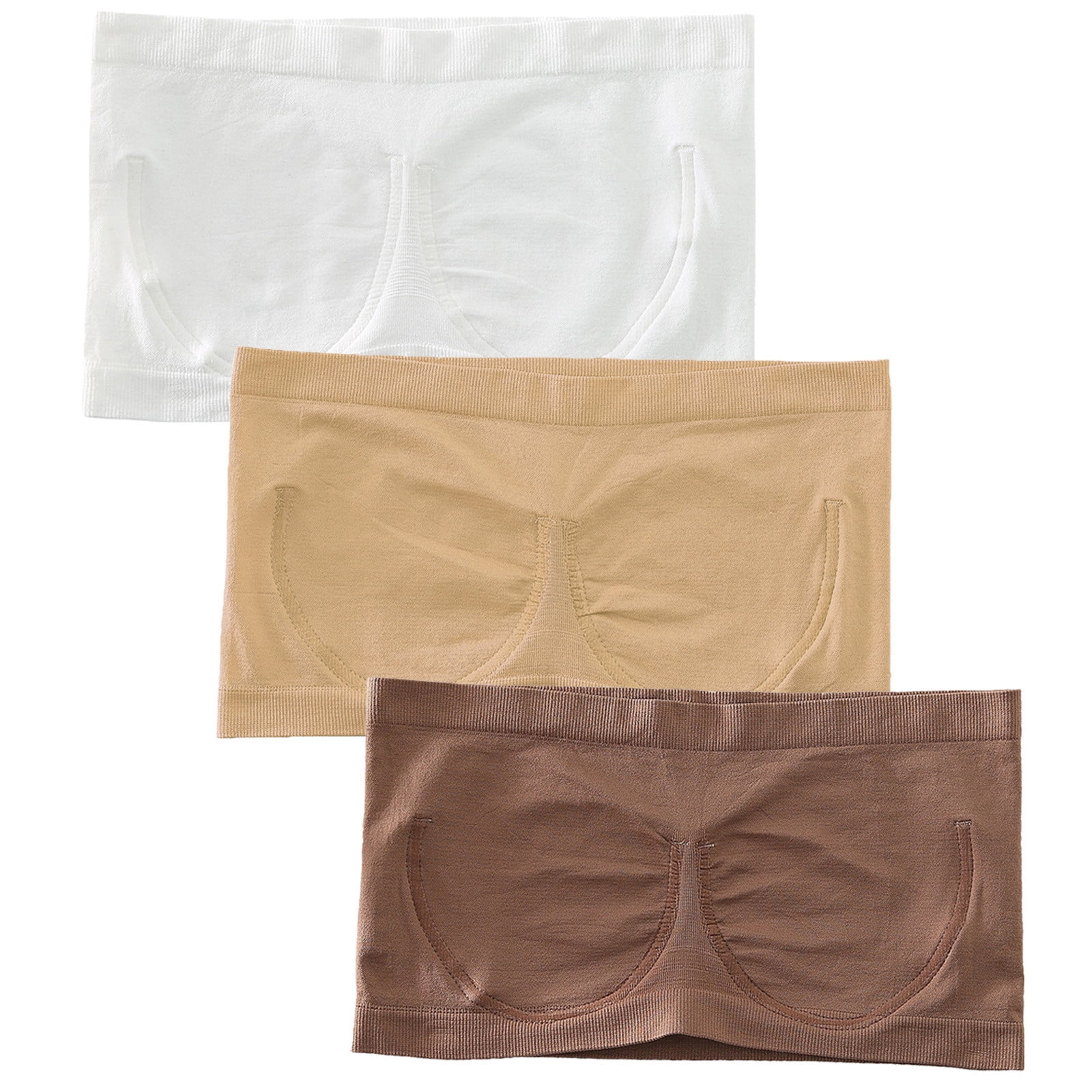 Clearance! tube tops for women tube tops 3 Pieces Sports Bras For Women ...