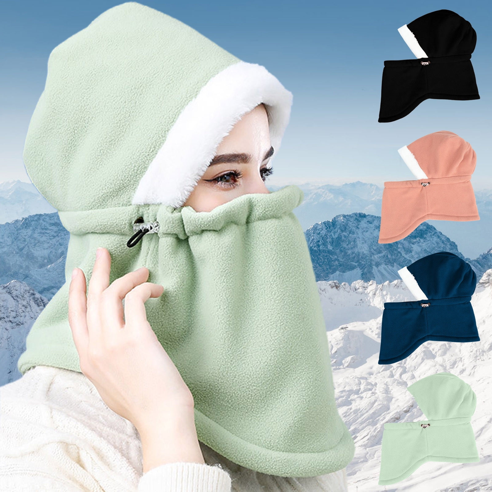 Clearance tumgatte Windproof Warm Head Cover Thickened Padded Mask Cold ...