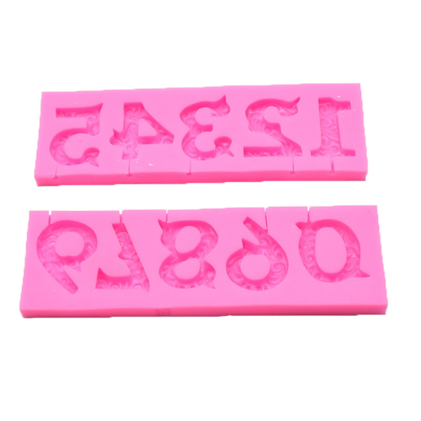 Clearance under $5 0~9 Number Lollipop Silicone Mould Fondant Cake ...