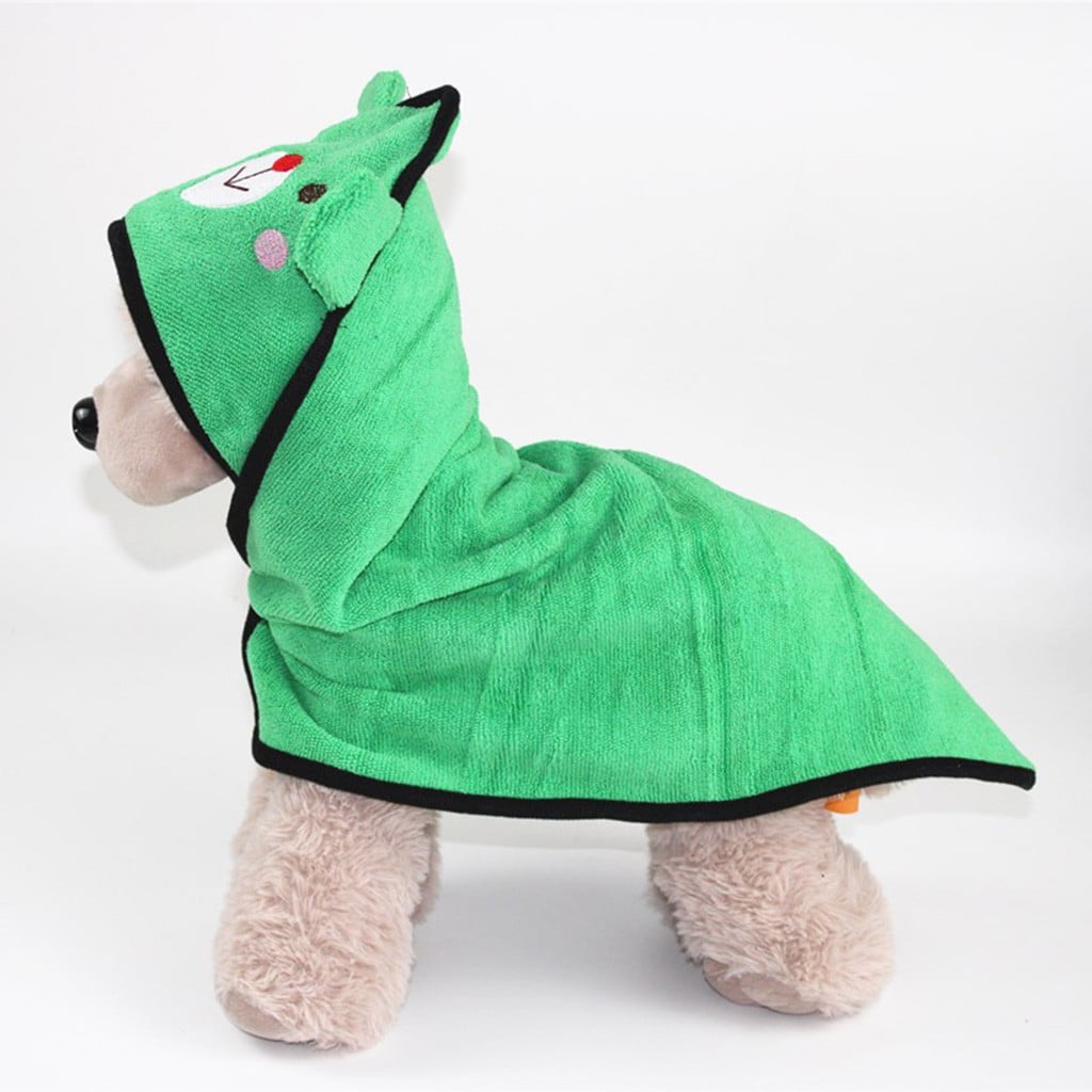 FAMTKT Pet Dog Thick Microfiber Dog Bath Towel Quick-Drying Pet Cloak ...