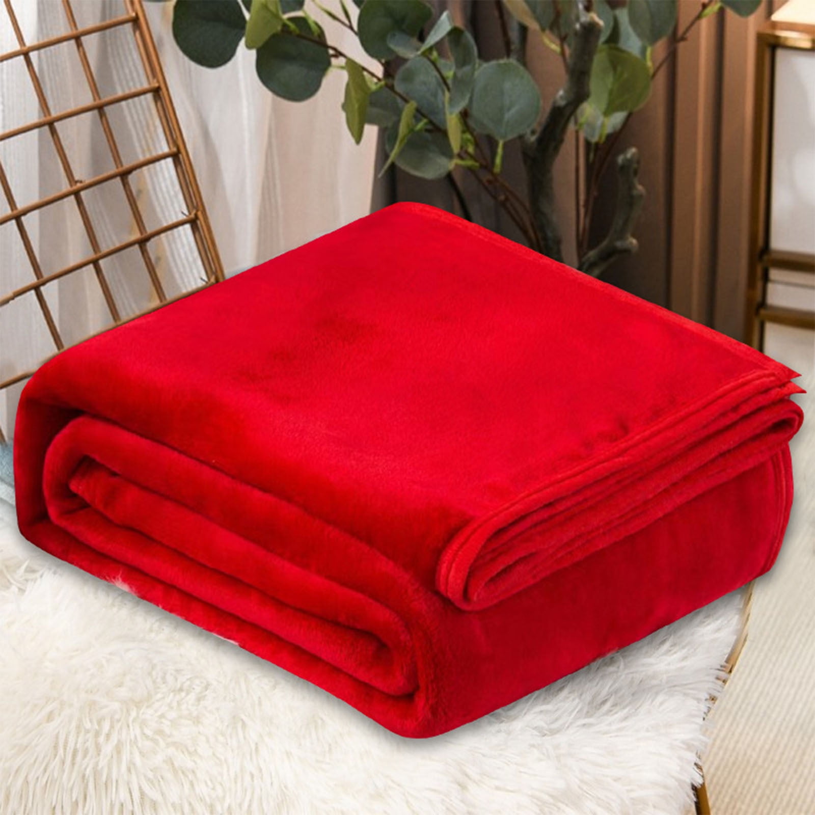 Under $5 Tyidzon Flannel Blanket 27.56X39.37 Inches Blanket Soft Cozy ...