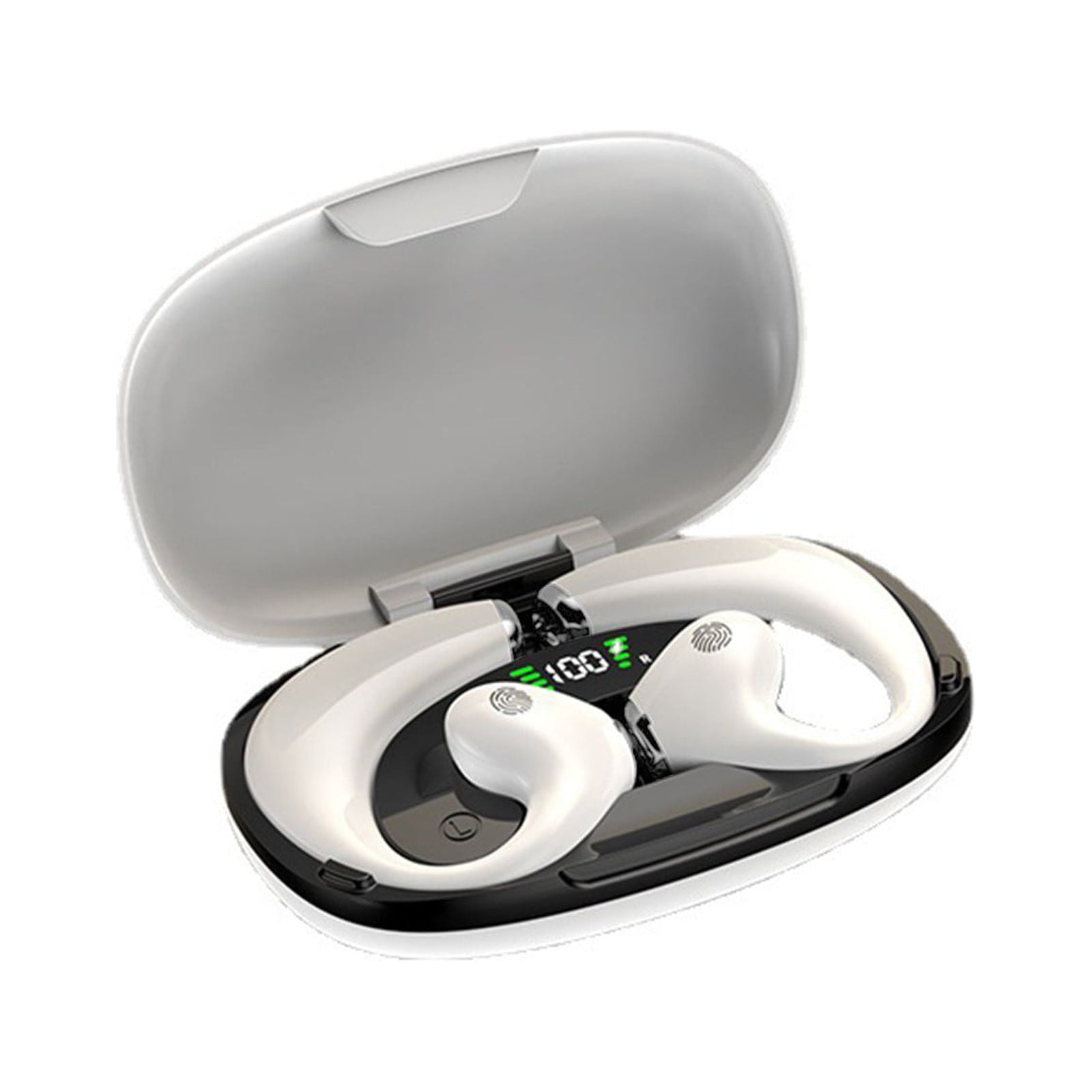 ClearanceWireless Ear Clip Skeleton Conduction Headphones, Premium Open ...