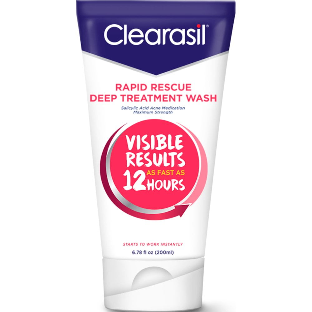 Clearasil Acne Control Pimple Face Wash, Deep Treatment with Salicylic ...