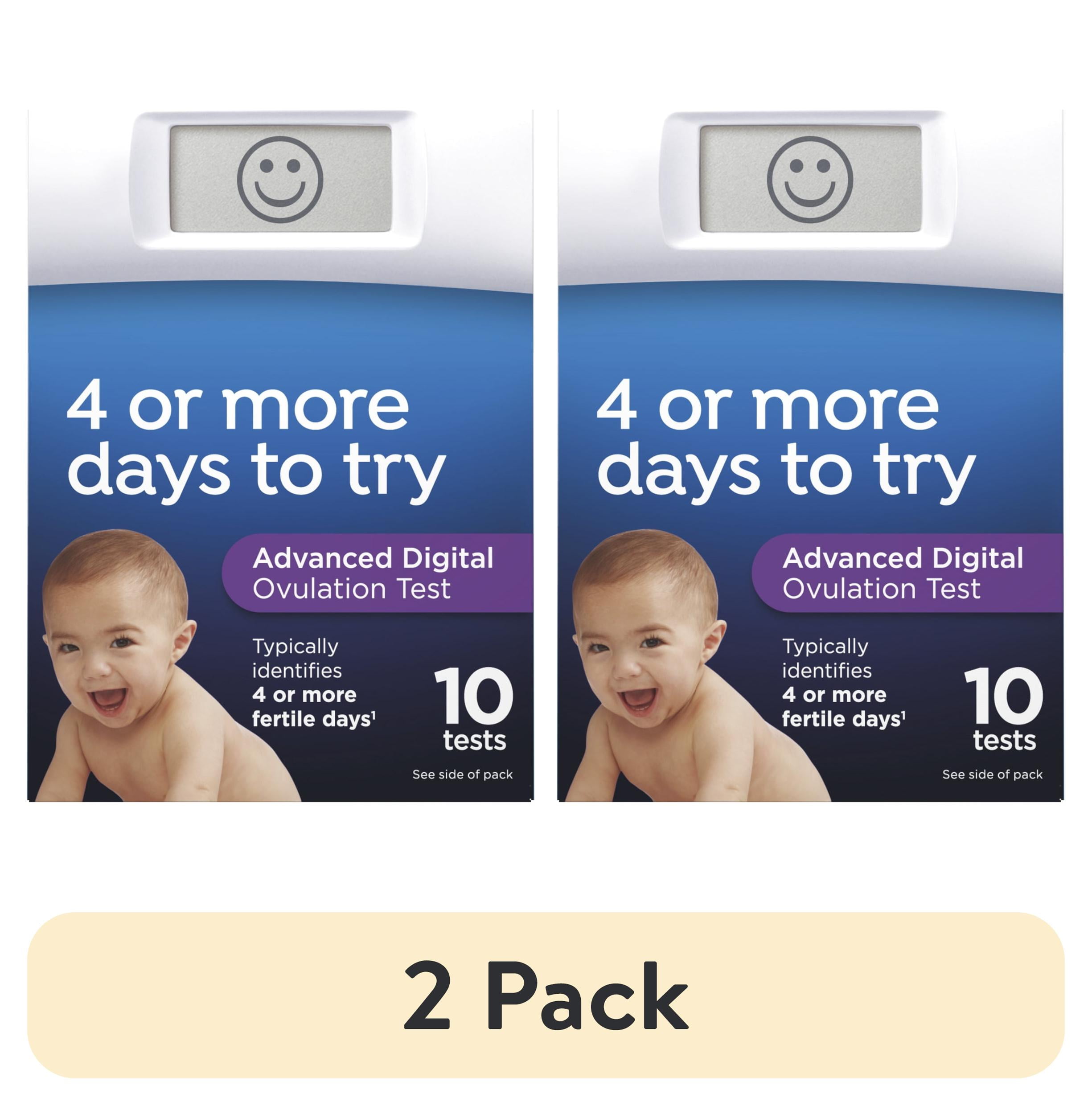 (2 pack) Clearblue Advanced Digital Ovulation Test, Predictor Kit, 10 ...