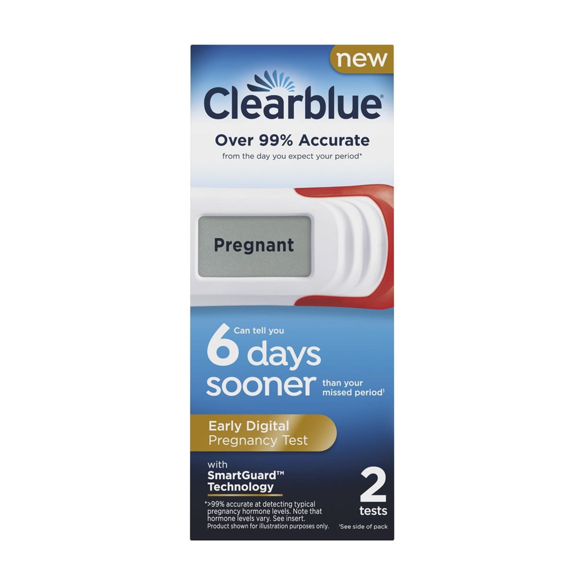 Clearblue Early Digital Pregnancy Test (Pack of 20) - Walmart.com