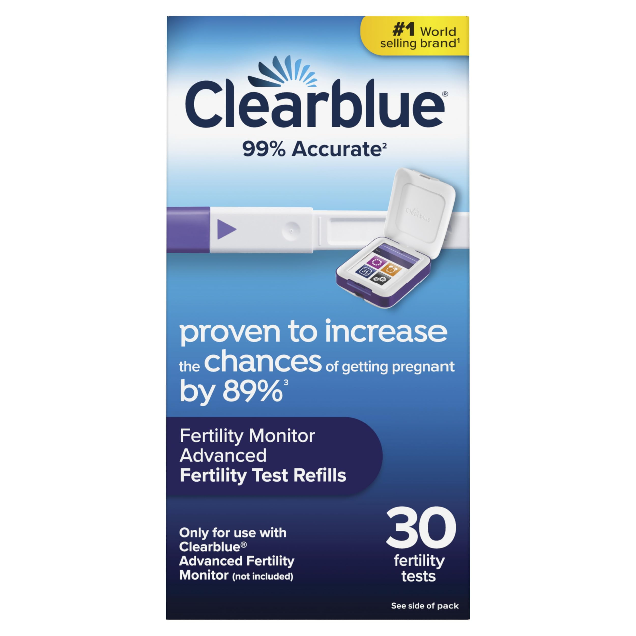 Clearblue Fertility Test Sticks, for use with Advanced Fertility ...