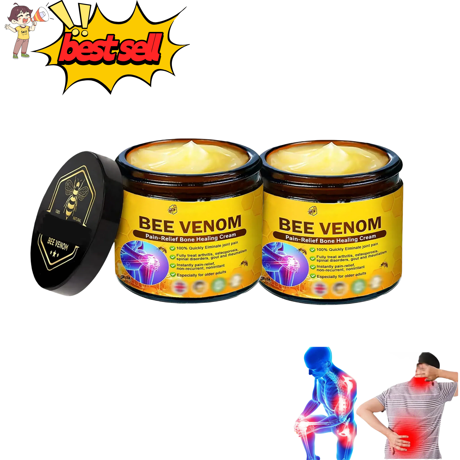 Clearence 2025 New Upgraded Botulinum Bone & Bée_Vénóm Pain_Relief Bone ...