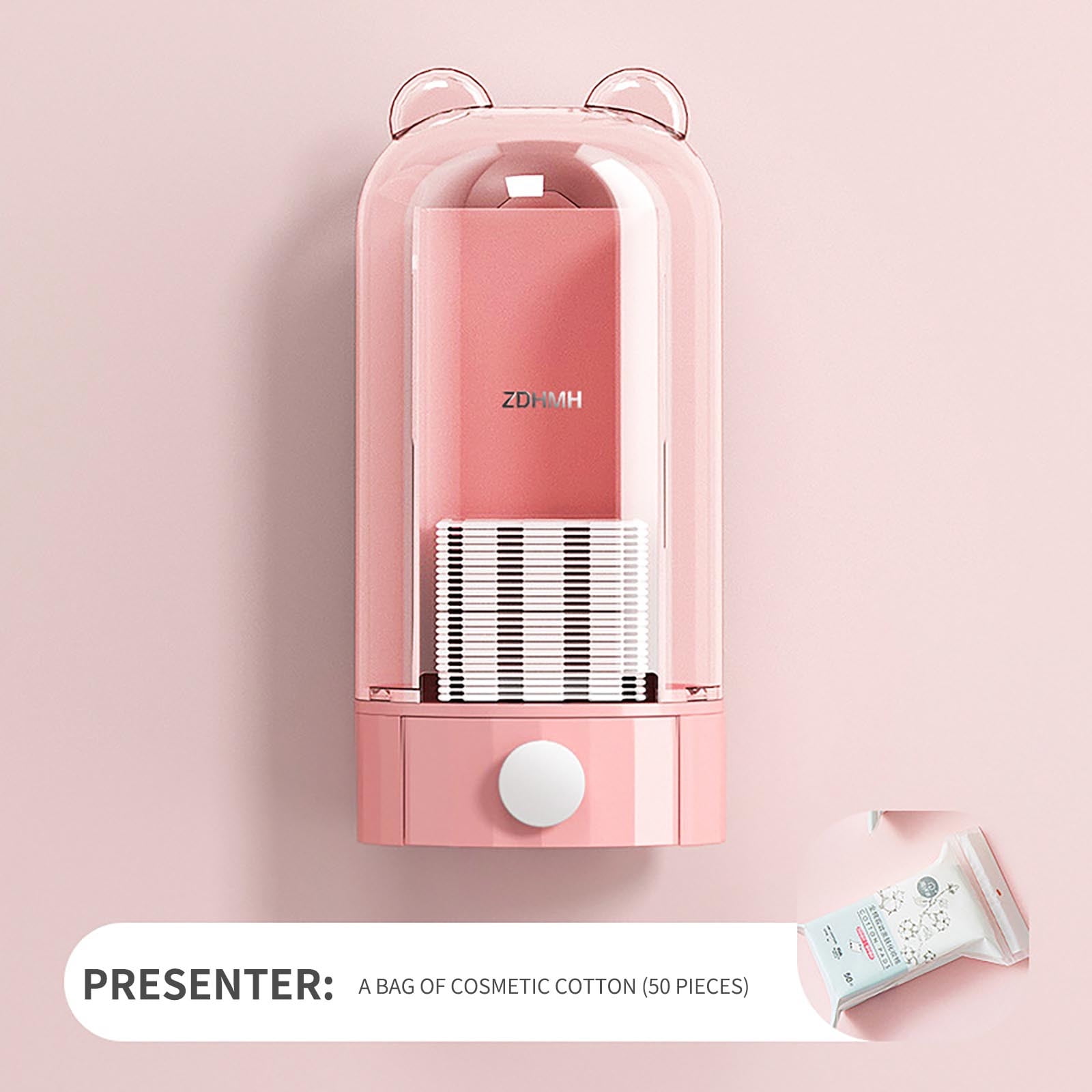 Clearence KKCXFJX Cotton Pads Holder Organizer Clear Acrylic Cosmetic ...