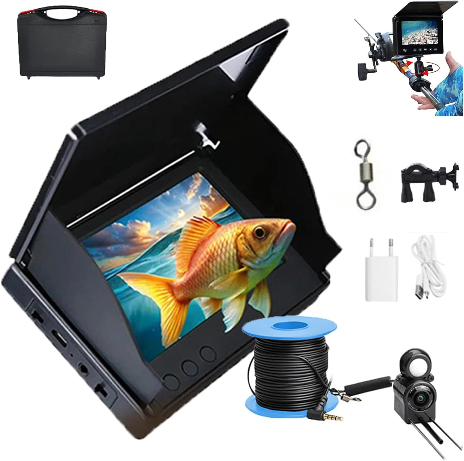 Clearhook Underwater Camera - Underwater Fishing Camera, Night Vision ...