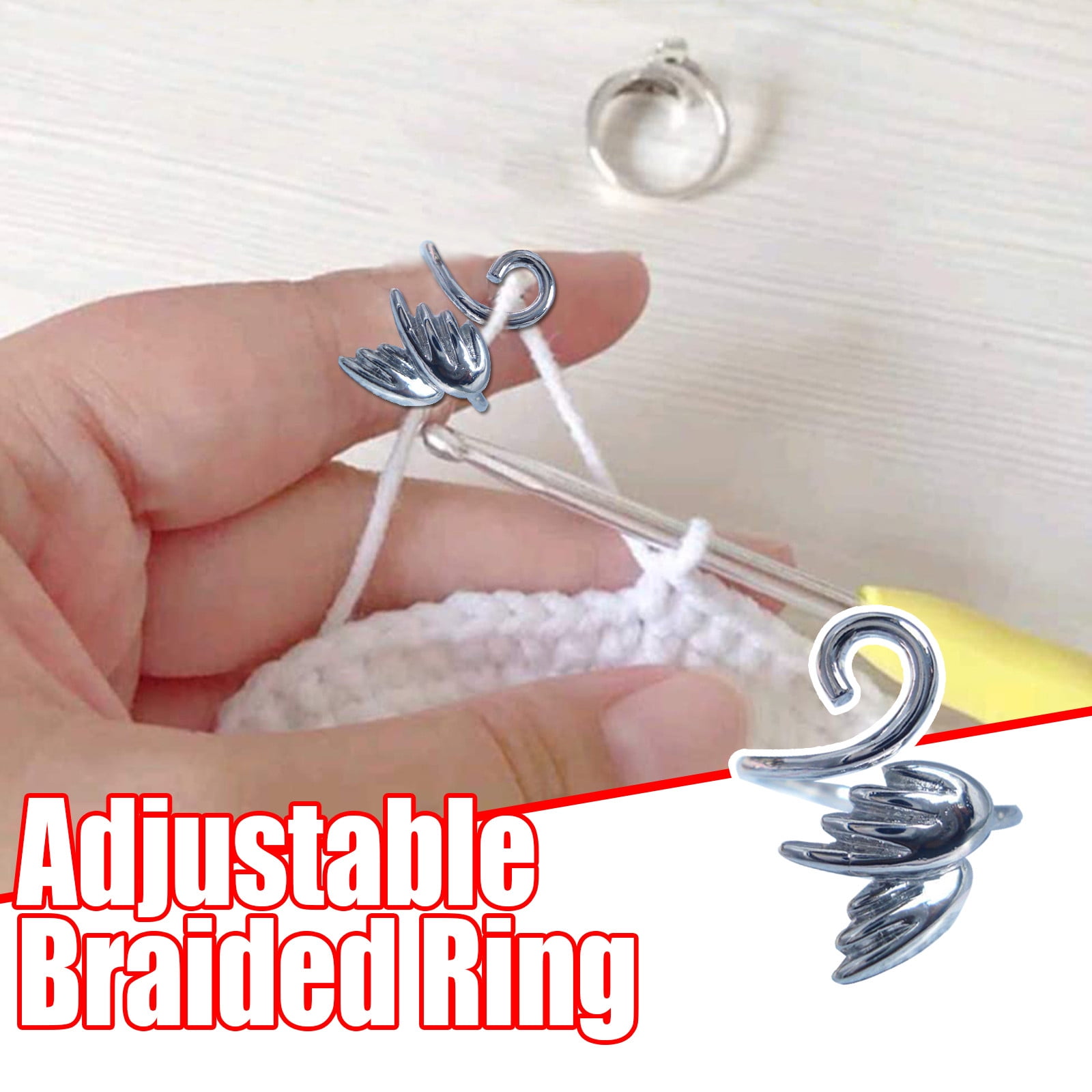 Clearing!Aijlhda DIY Knitting Adjustable Knitting Loop Crochet Loop ...