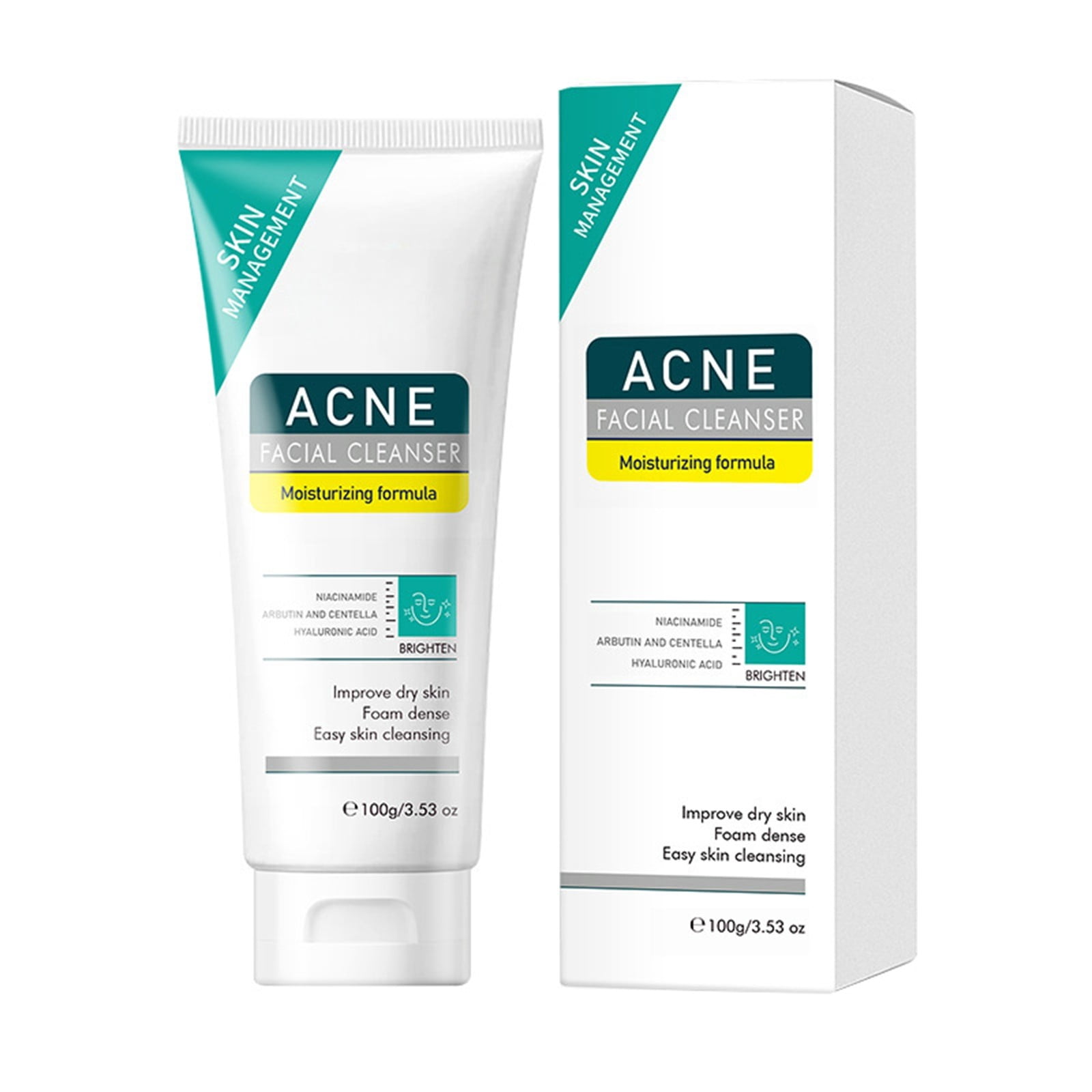 Clearing Facial Cleanser Deep Cleansing Gel Gentle Pore Moisturizing ...