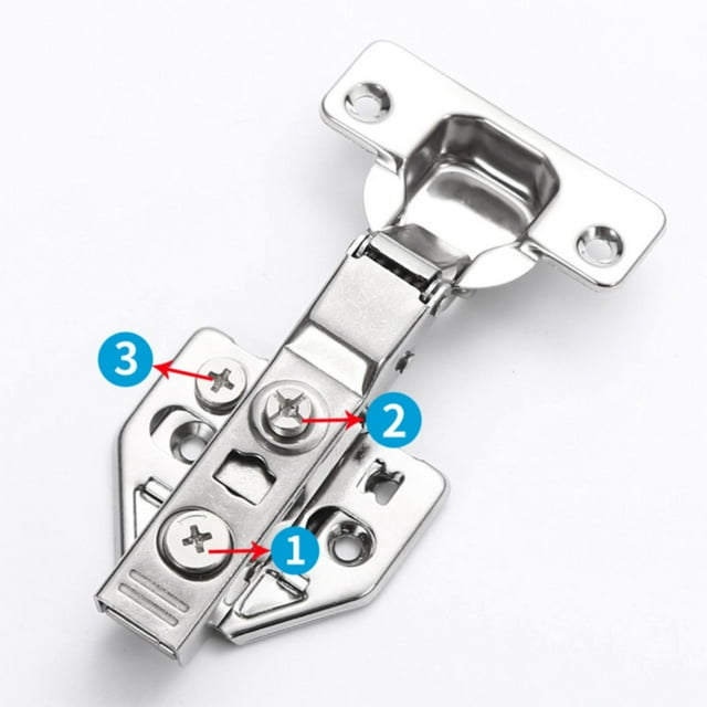 Clearing!GuaLeg Half Overlay Soft Close Frameless Hinges 110 6 Ways 3 ...