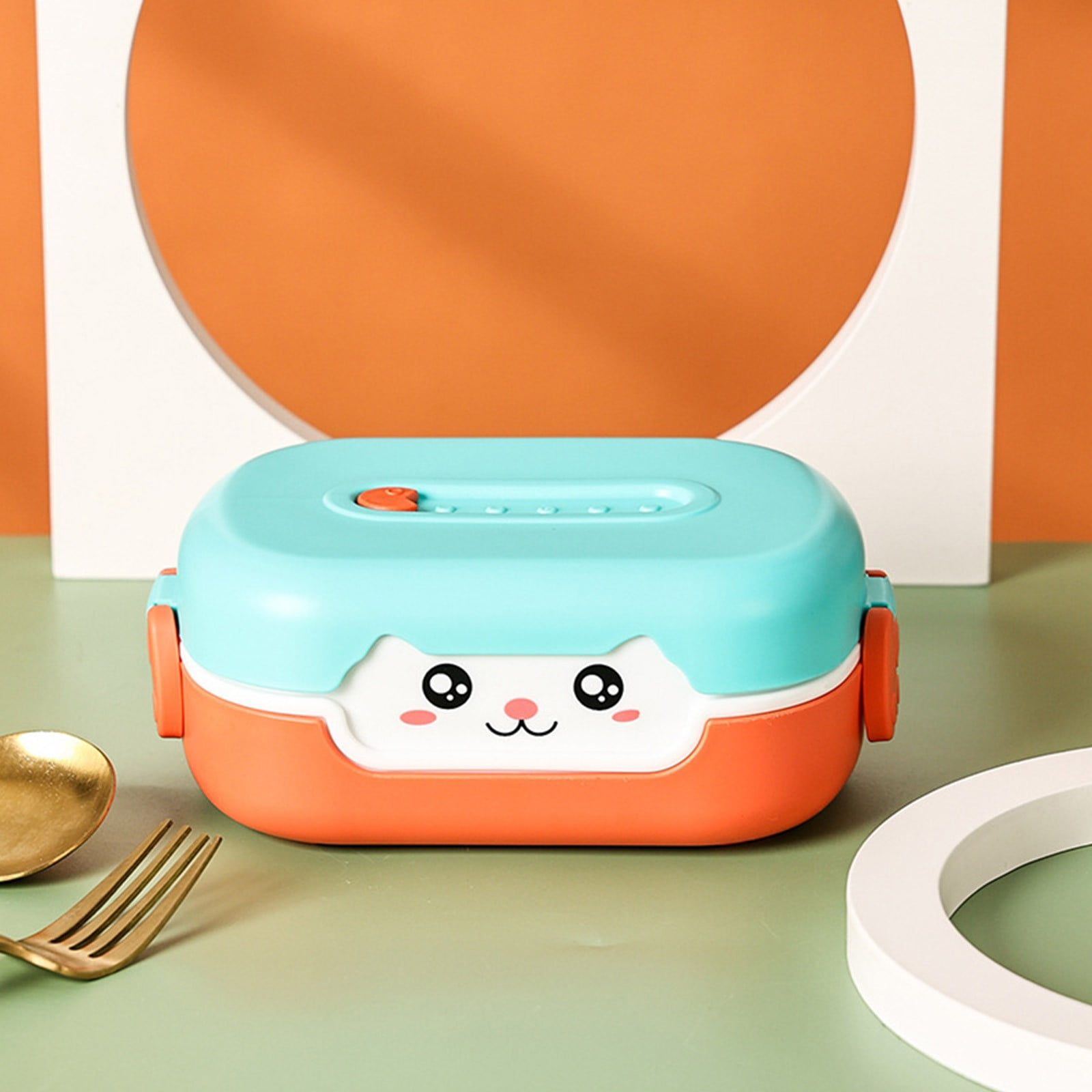Clearing! HiCafh Cute Cute Lunch Box For Students To Eat Lunch Box ...