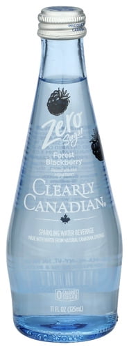 Clearly Canadian Sparkling Water Blackberry Zero 11 fl oz (Pack Of 12) - Walmart.com