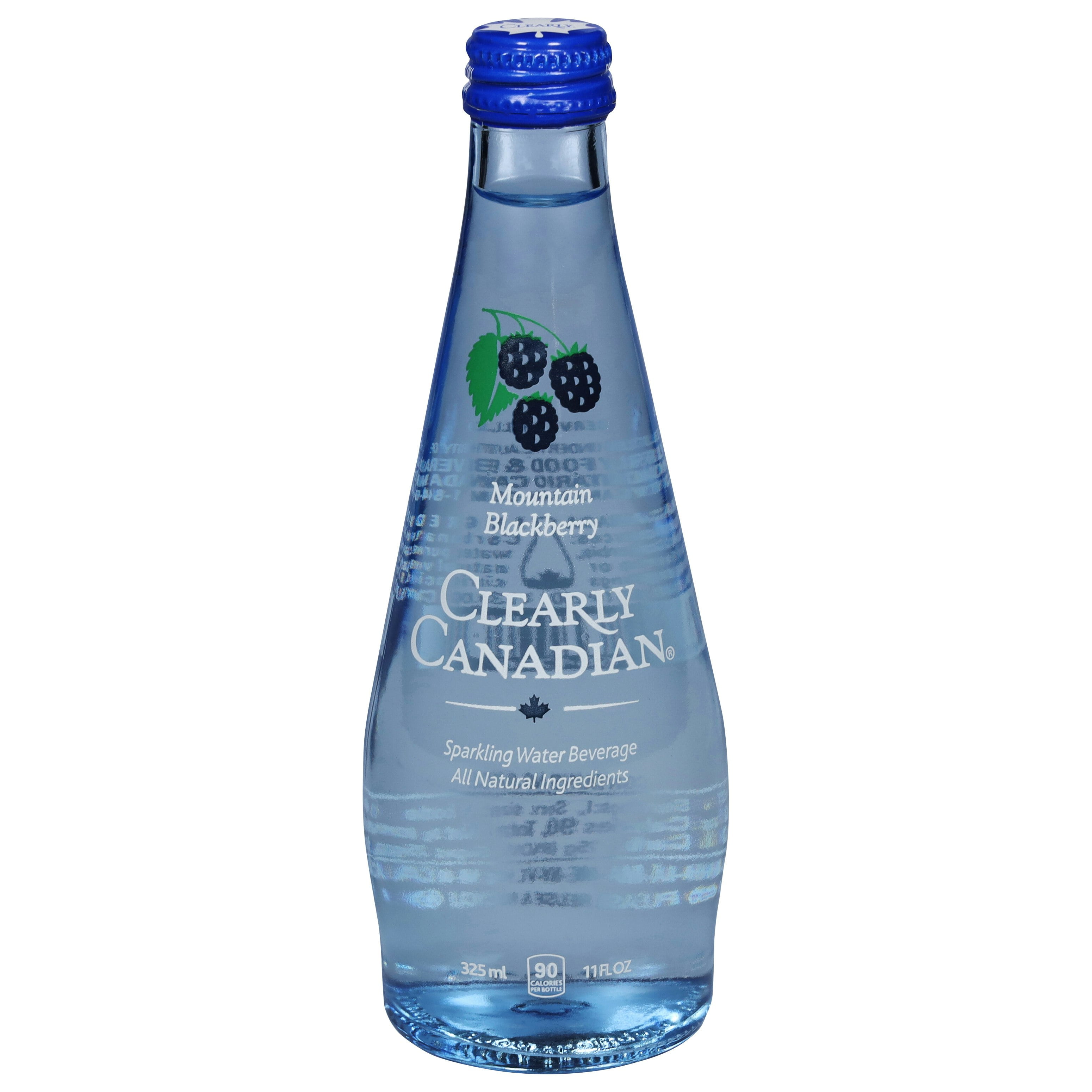 Clearly Canadian Sparkling Water Mountain Blackberry 11 fl oz (Pack Of 12) - Walmart.com