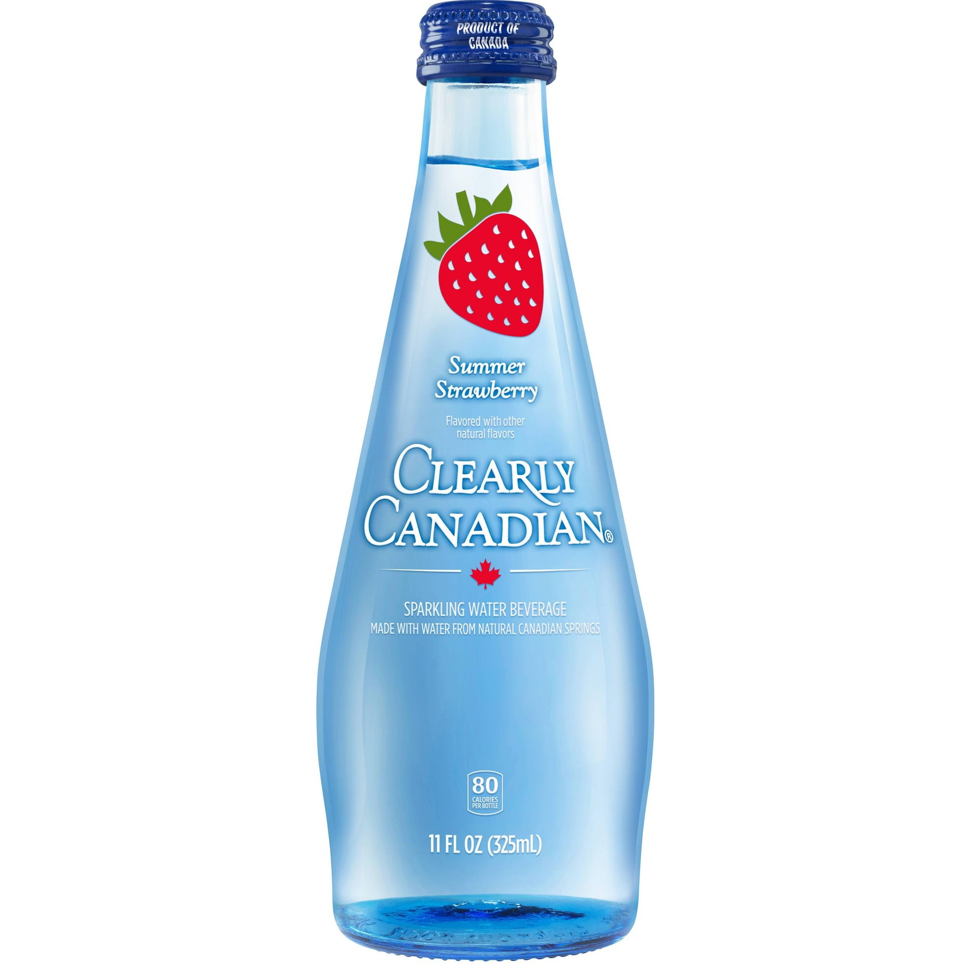 Clearly Canadian Sparkling Water Summer Strawberry 11 fl oz (Pack Of 12) - Walmart.com